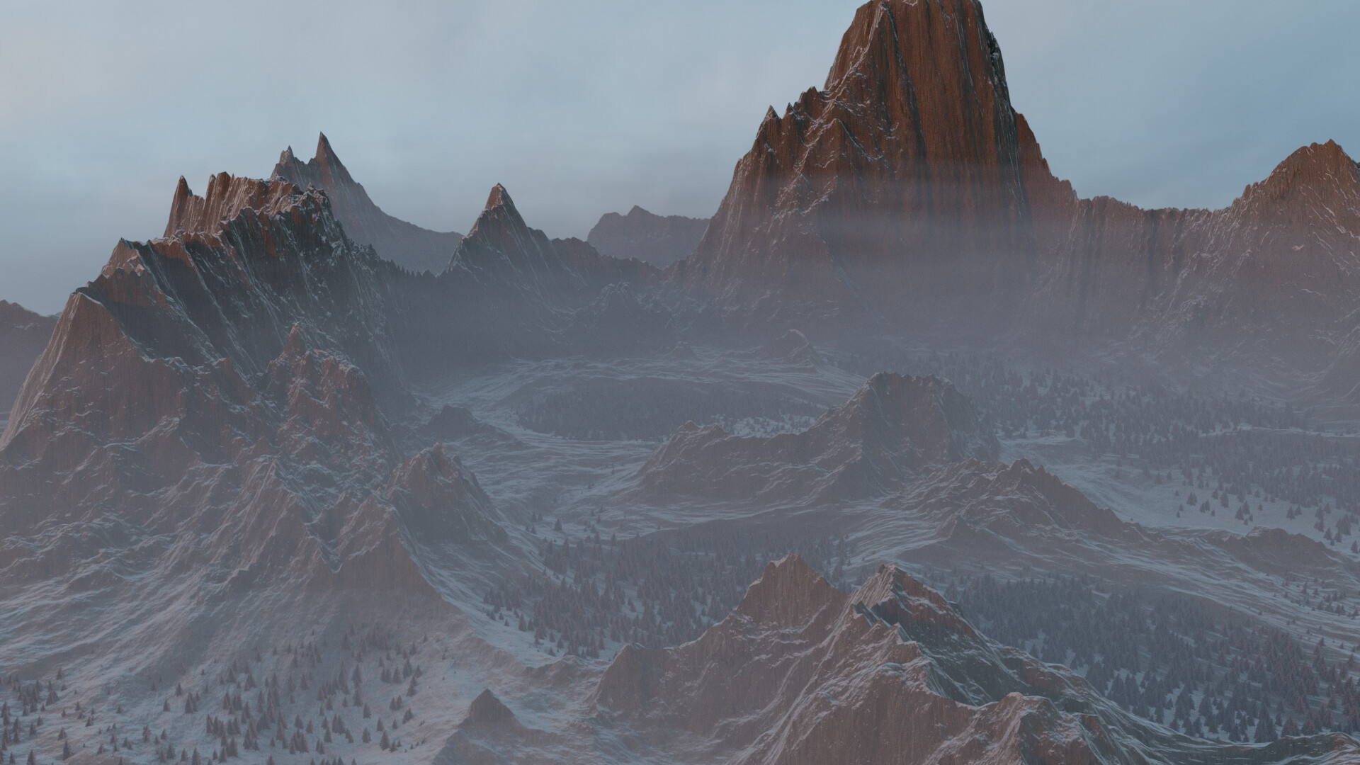 ArtStation - Vector DIsplacement Mountains