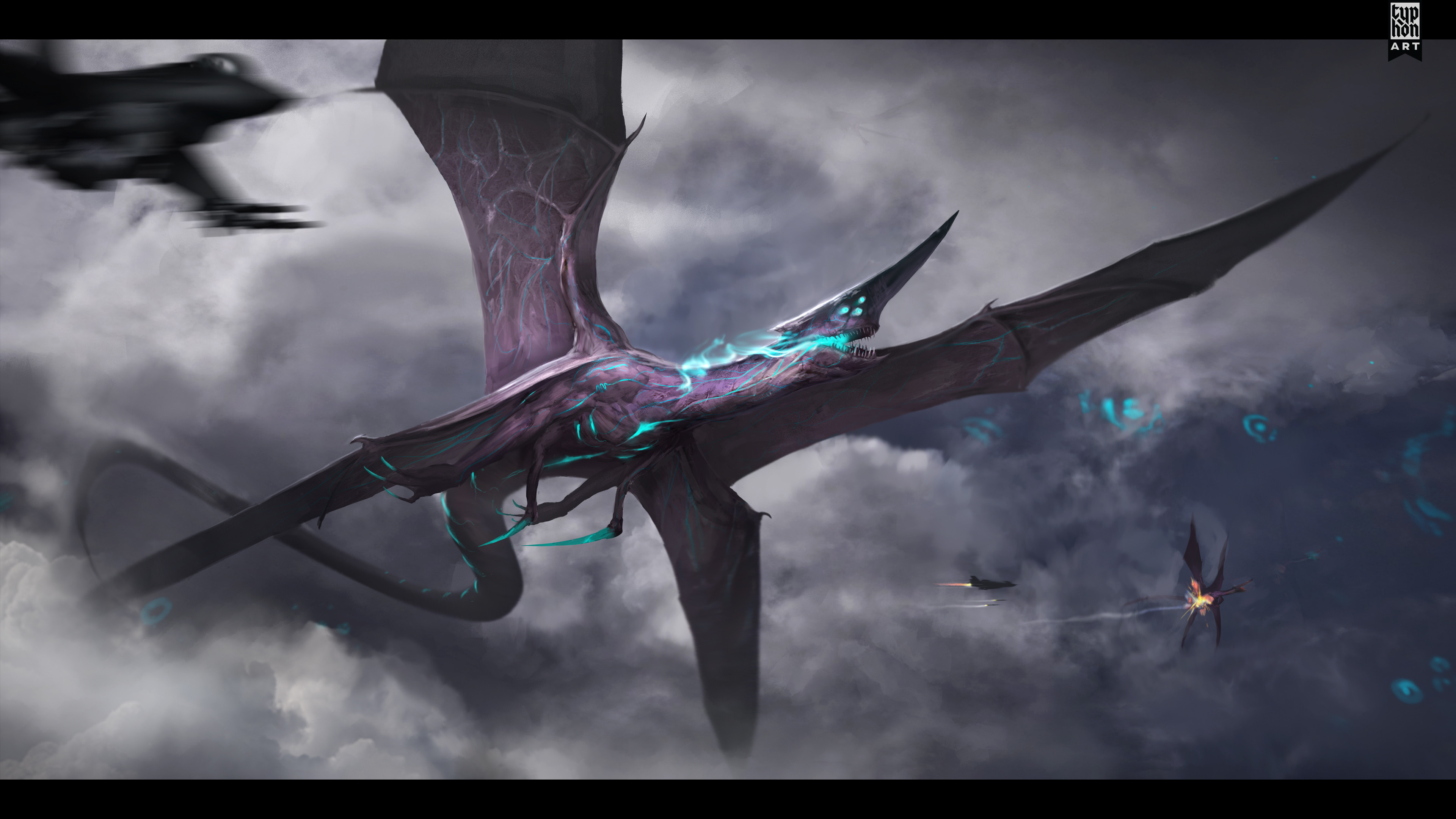 Sky Serpent by Eryk Szczygieł : r/ImaginaryLeviathans