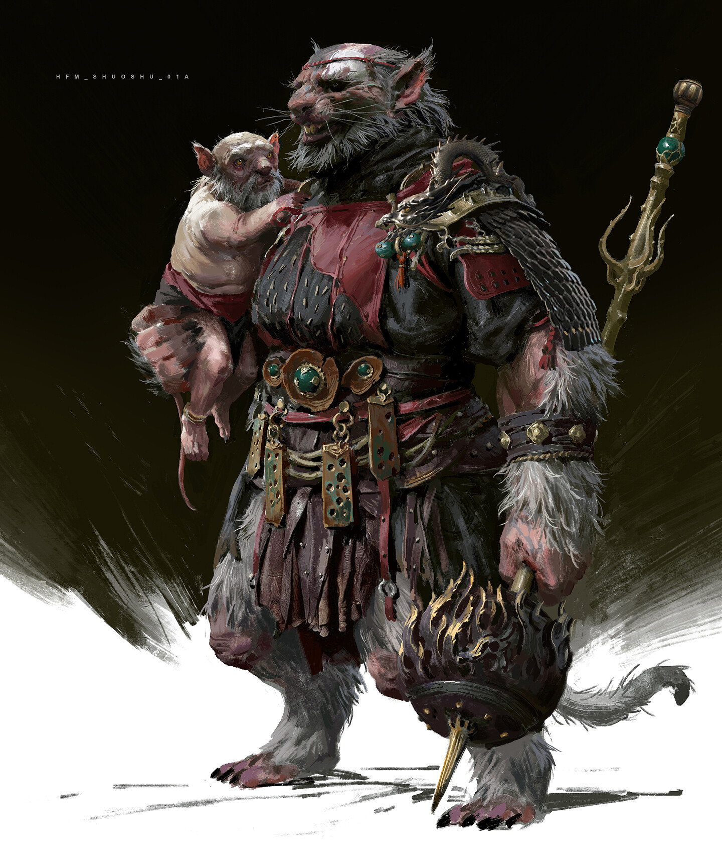 ArtStation - Rat son, rat father, and handsome brother
