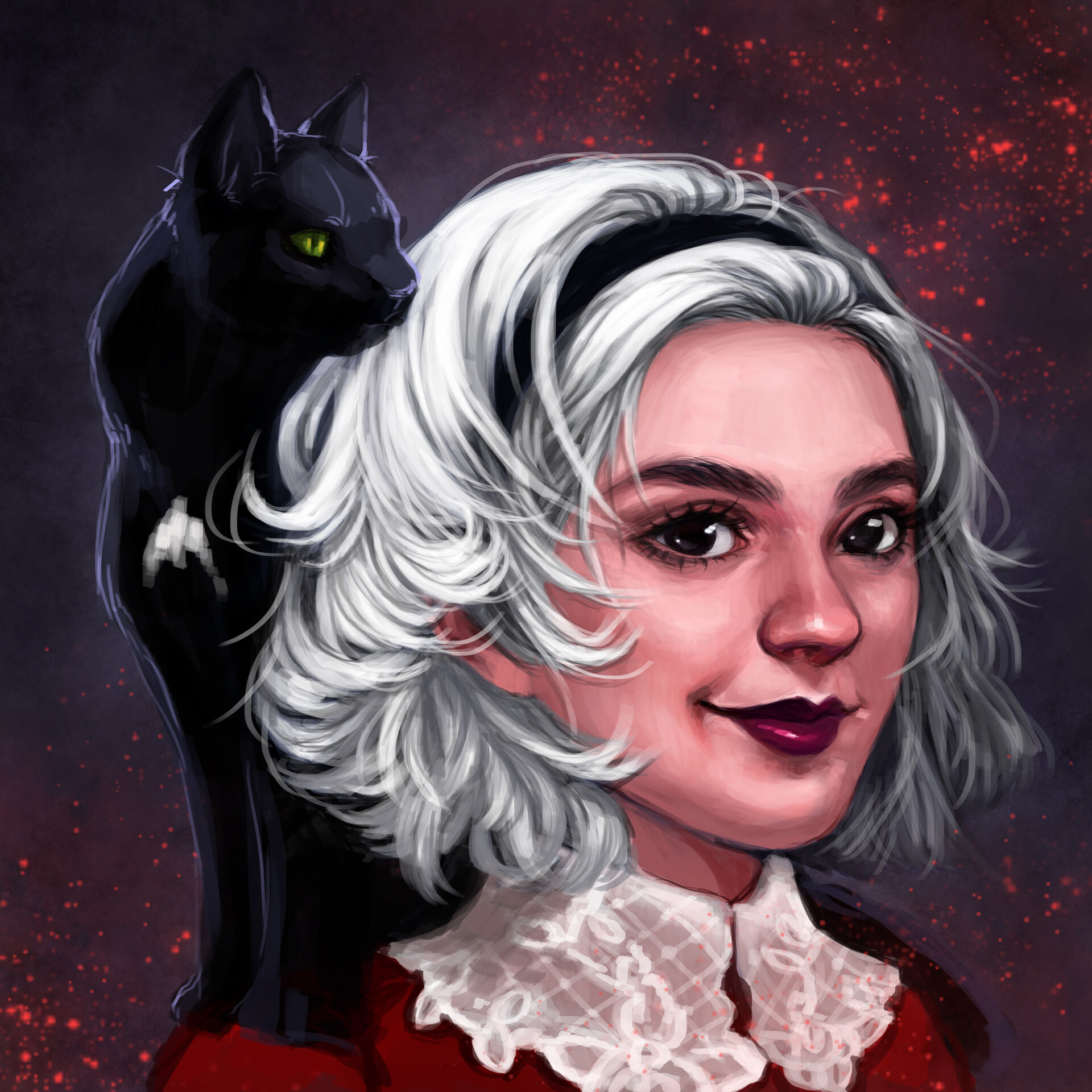 ArtStation - Fan art "Sabrina" portreit