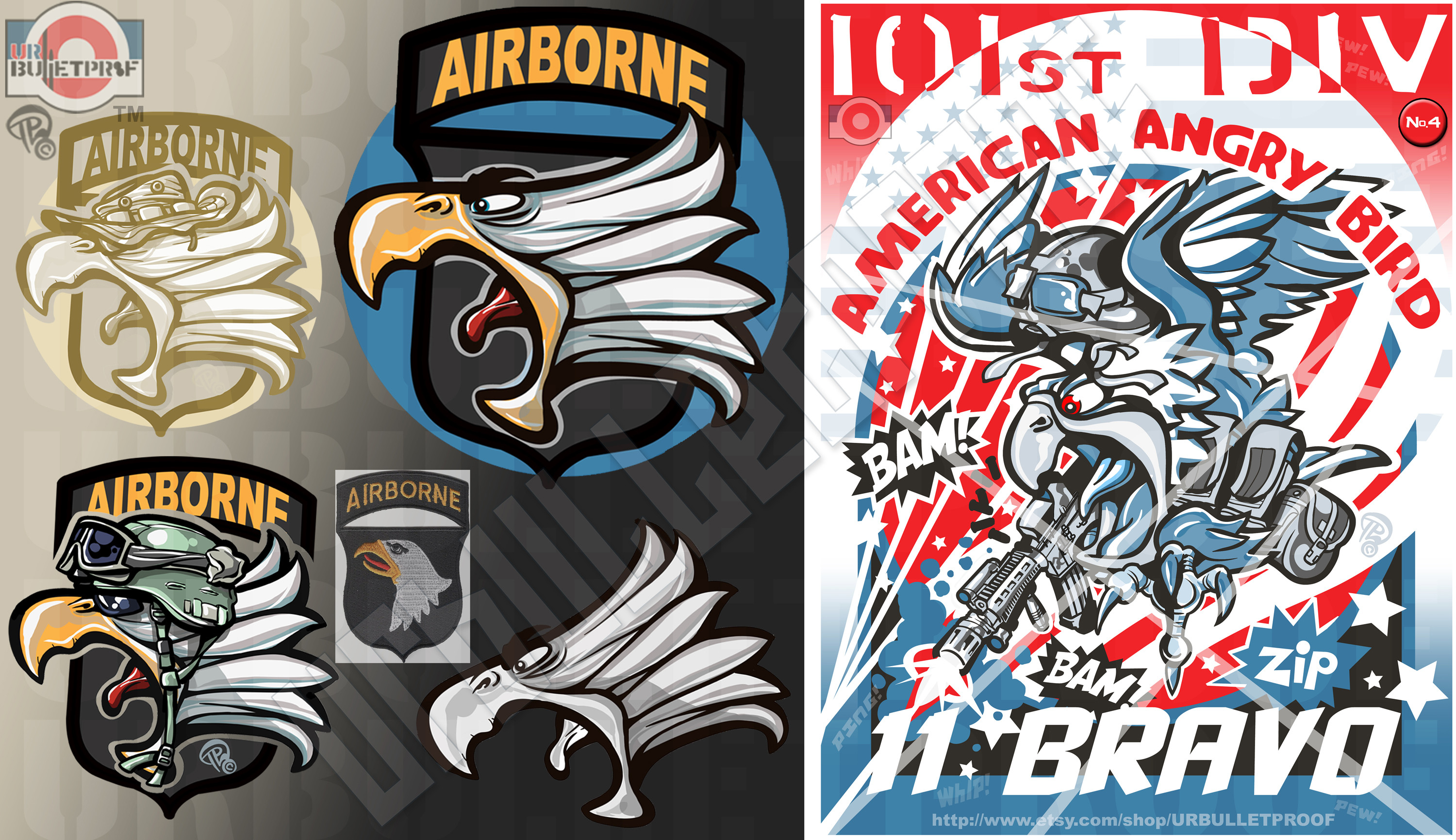 101st Airborne Eagle Tattoos