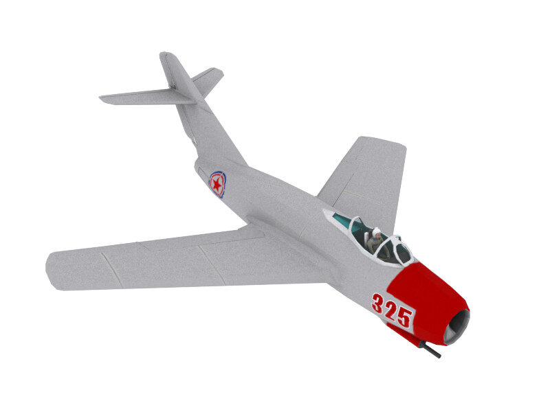 ArtStation - Low polygon MIG 15