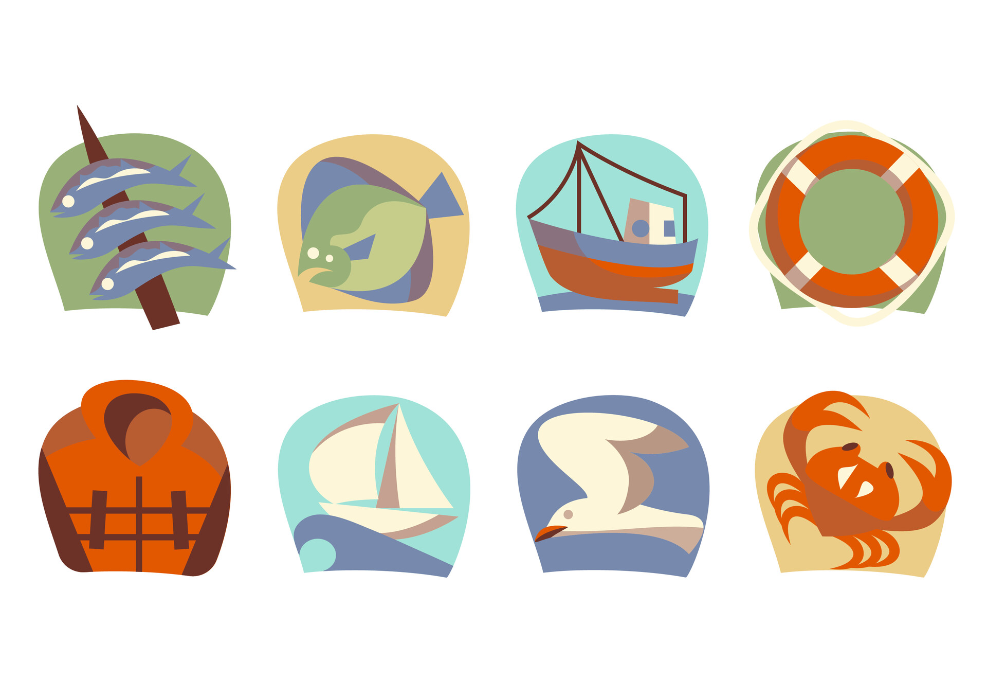 ArtStation - The Harbour Pictograms Set