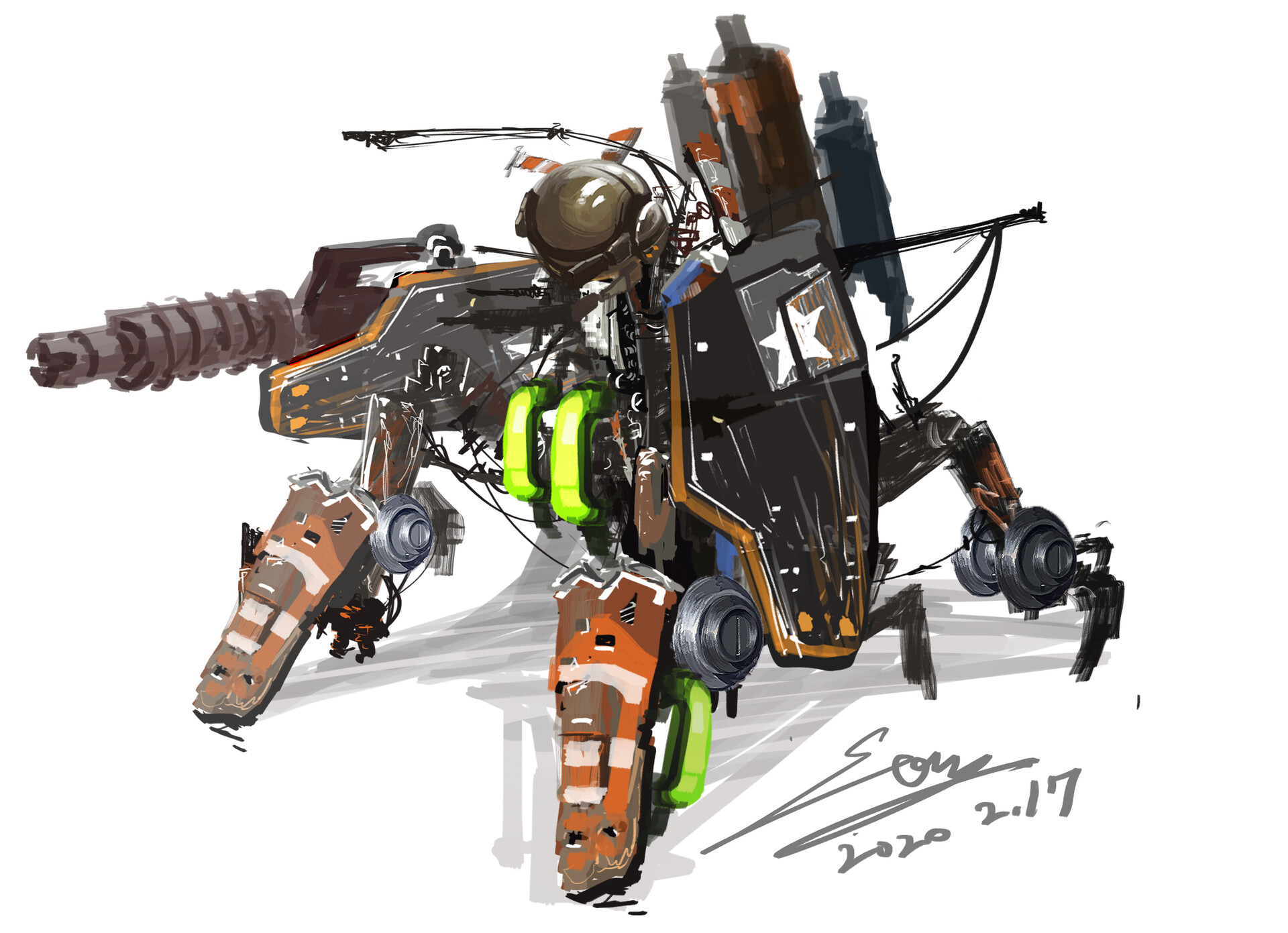 ArtStation - Mechanic Concept Art 20200217