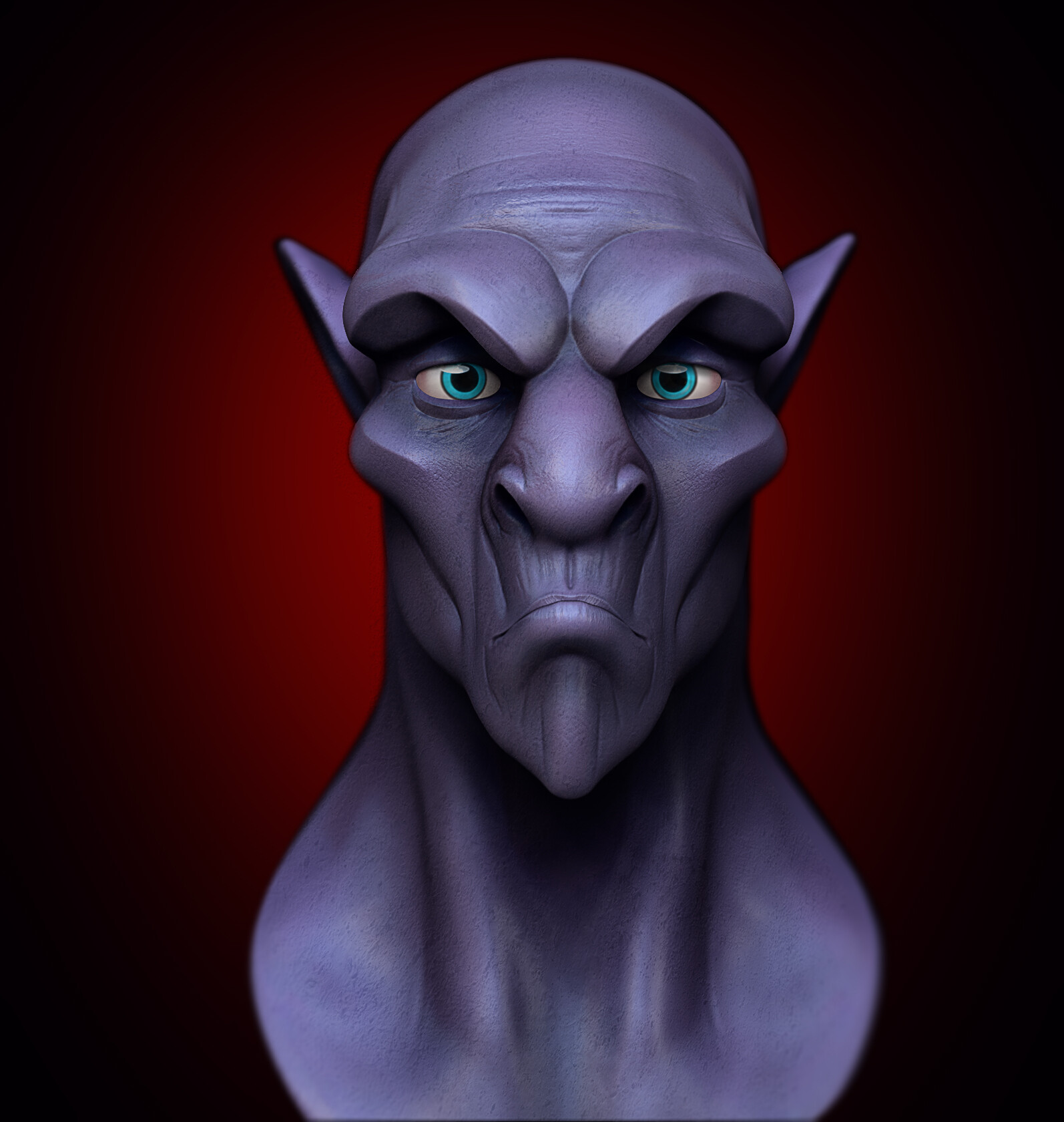 ArtStation - Zbrush Demon Head