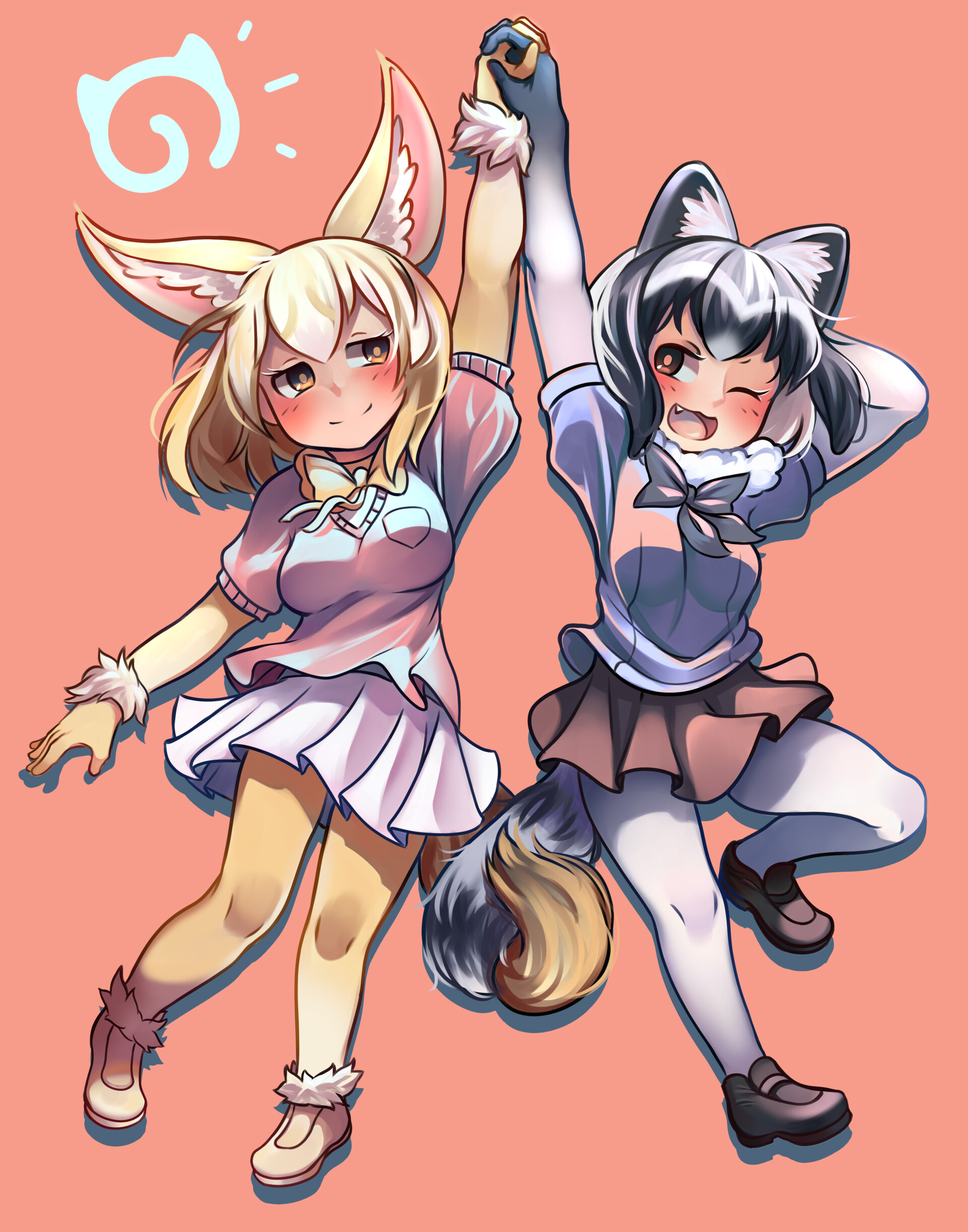 ArtStation - KF Fennec Fox and Raccoon