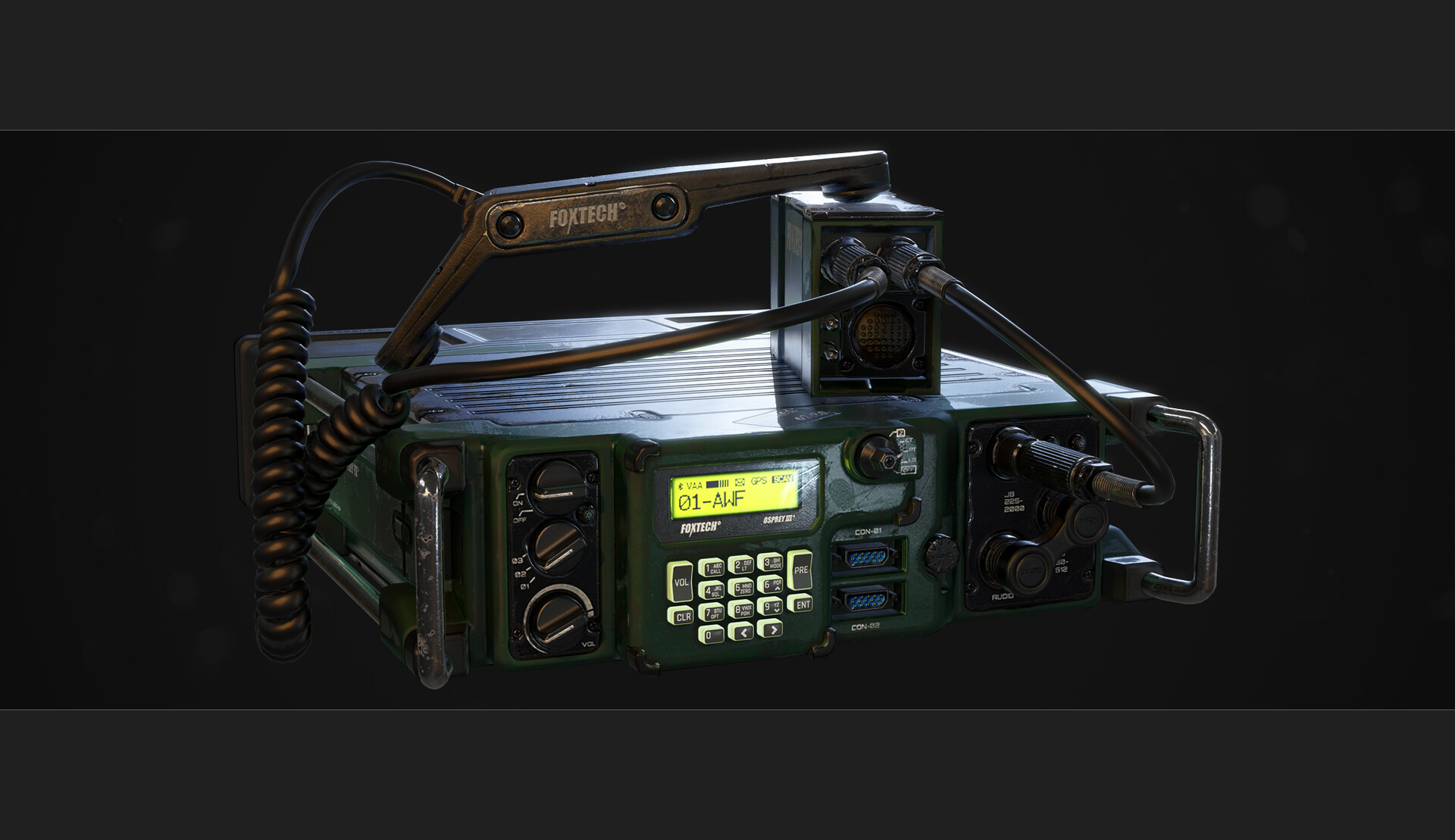 ArtStation - Military transceiver