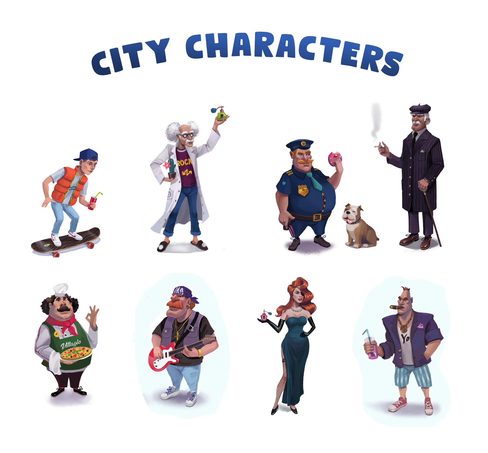 ArtStation - City Characters