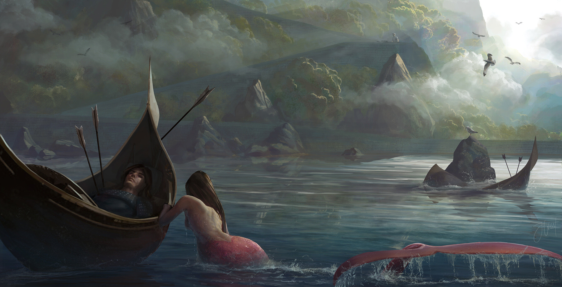 ArtStation - The savior in the shallows