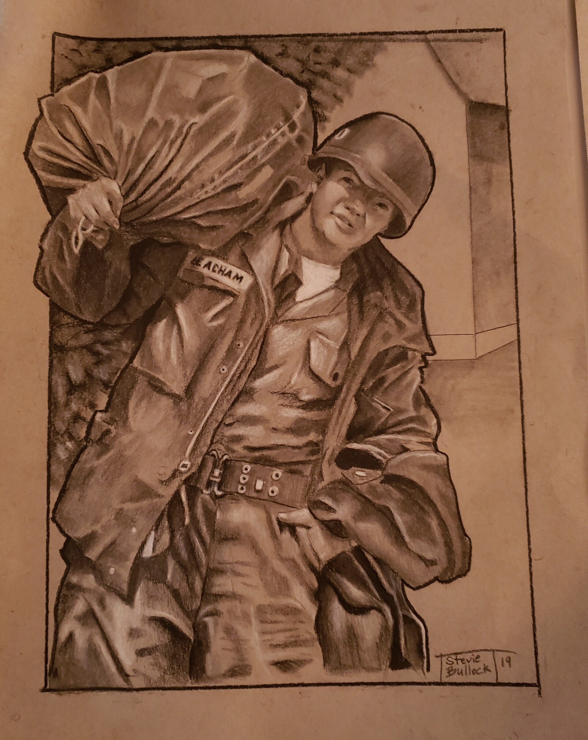 ArtStation - Portrait of WWII soldier