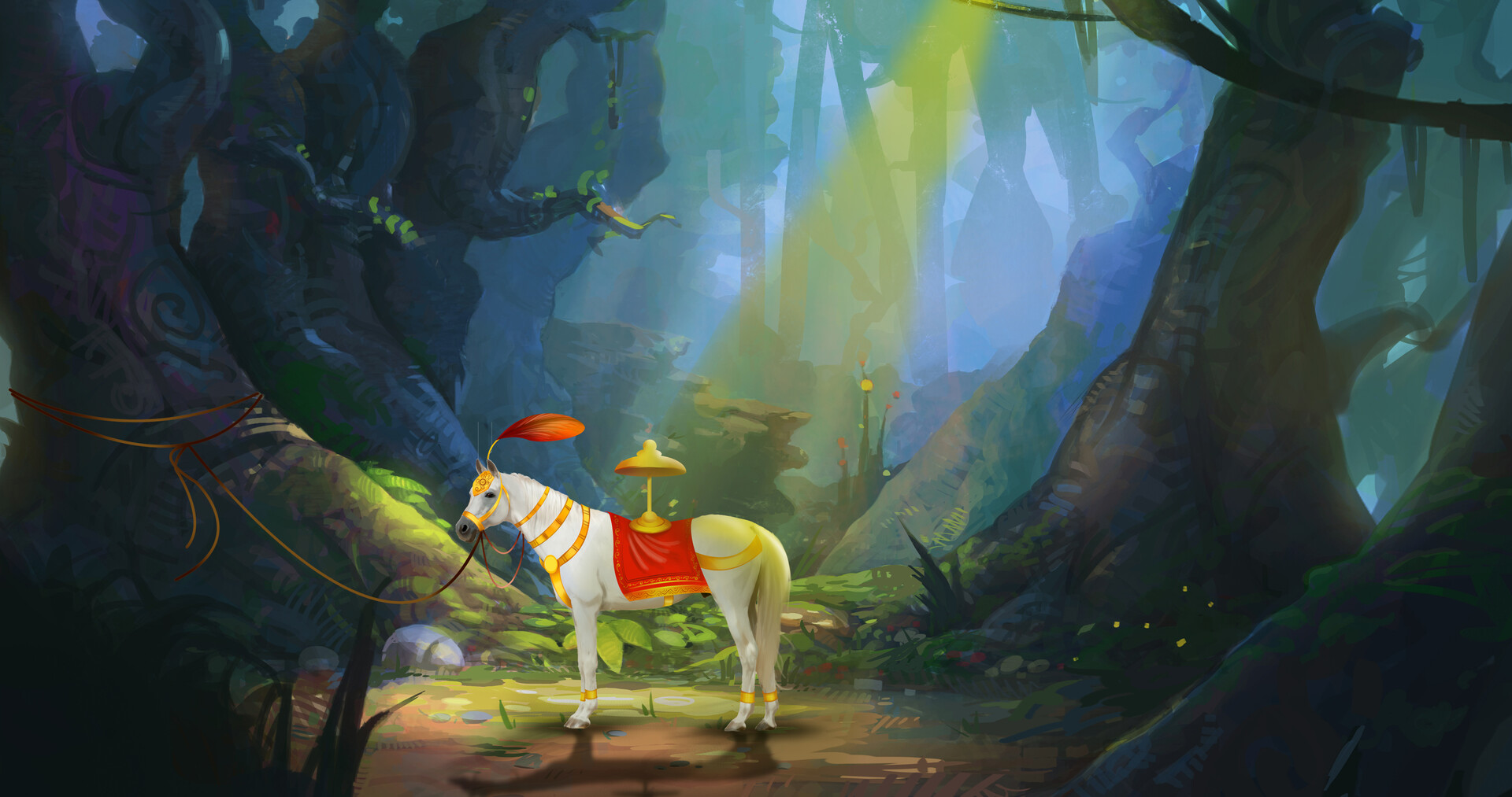 ArtStation - ashwamedha concept art