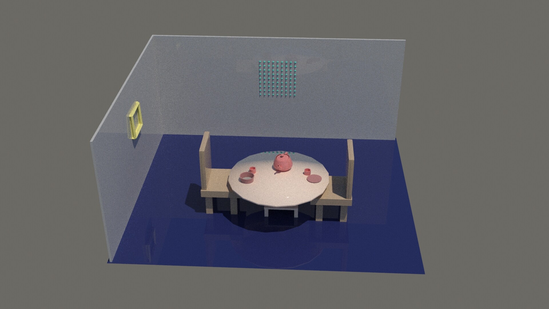 ArtStation - 3D Dining Room