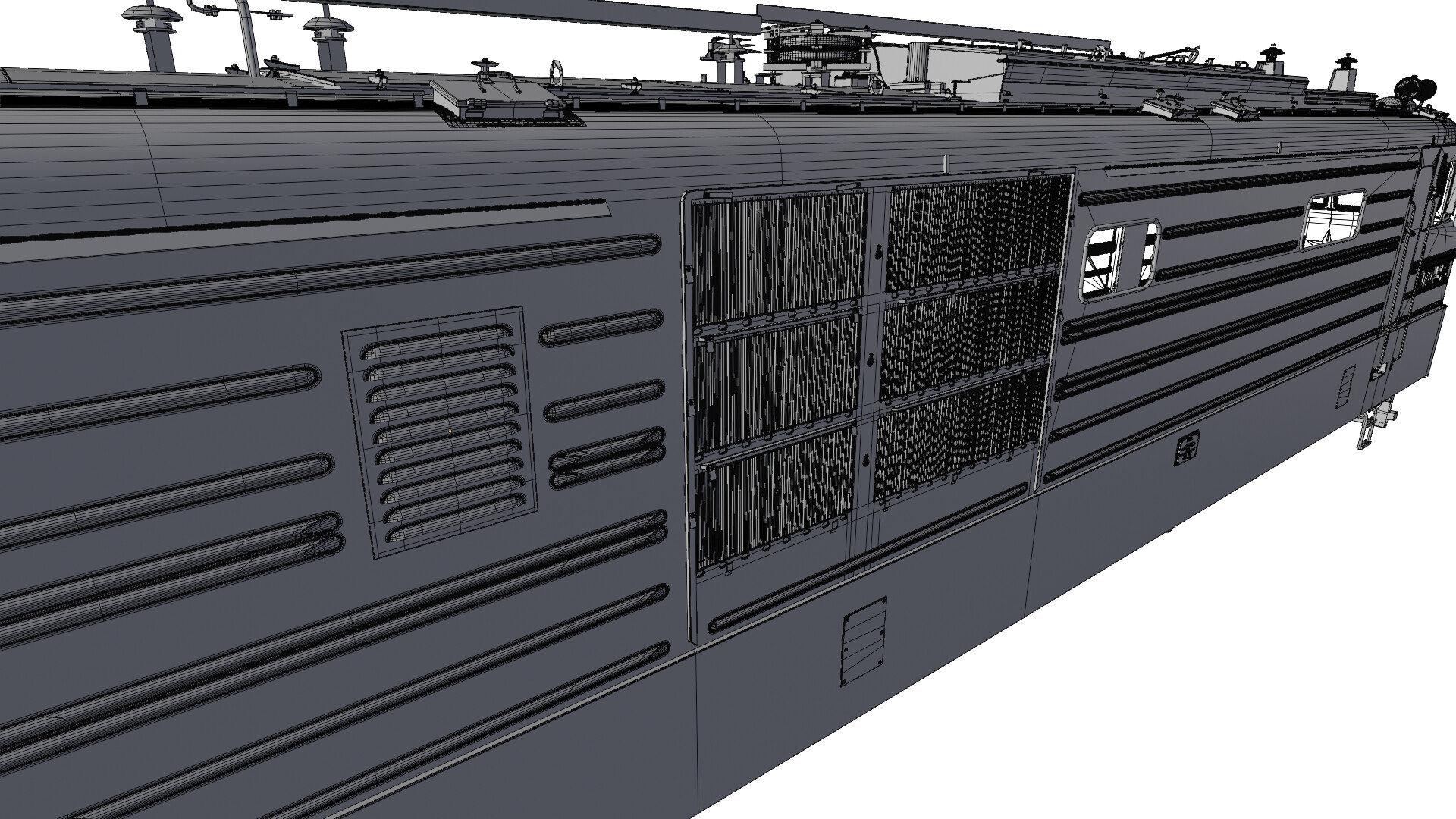 Ilya Osin - VL10 soviet electric locomotive exterior model