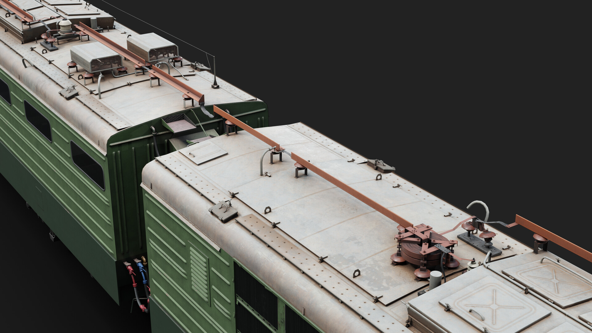 Ilya Osin - VL10 soviet electric locomotive exterior model