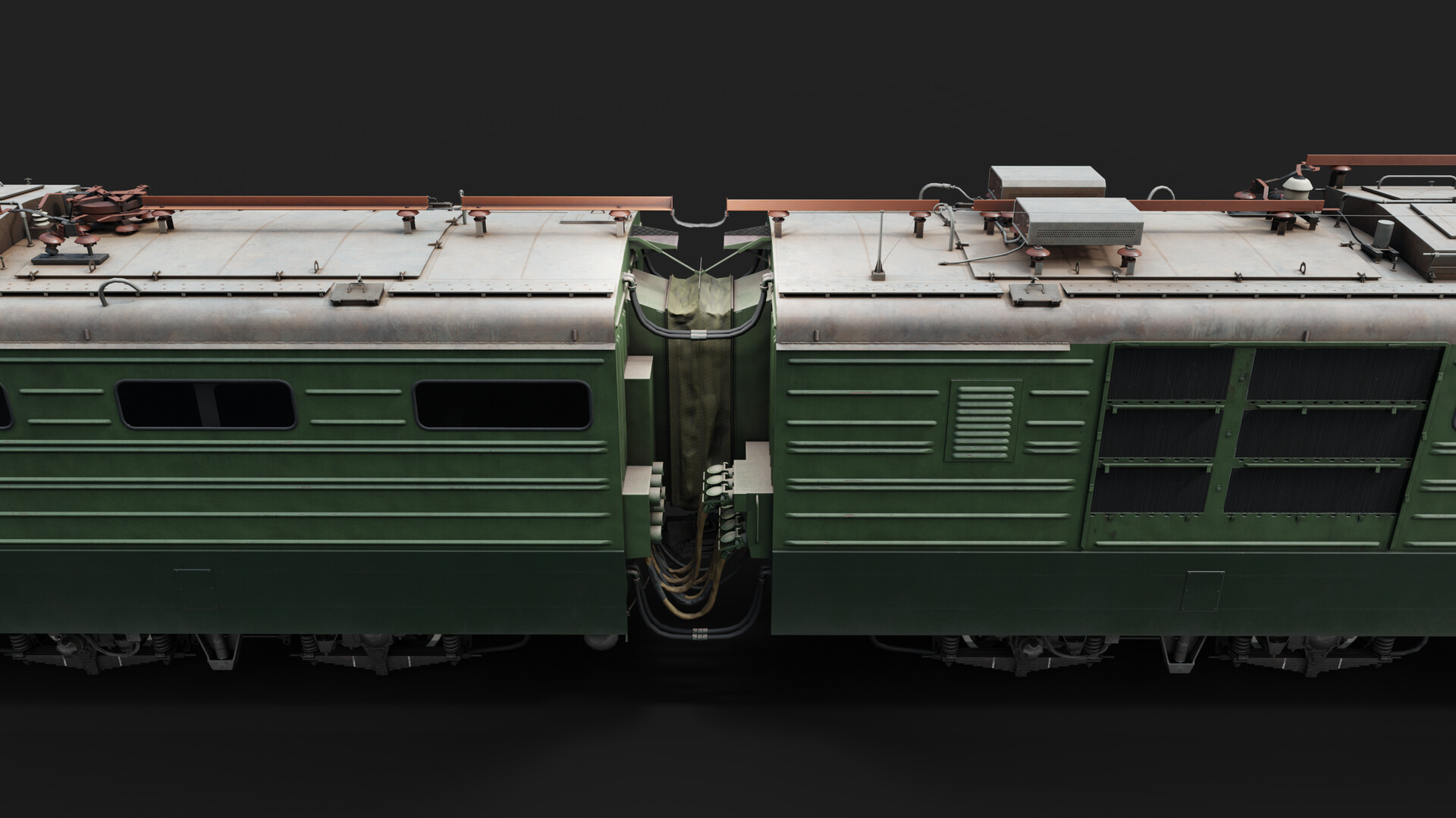 Ilya Osin - VL10 soviet electric locomotive exterior model