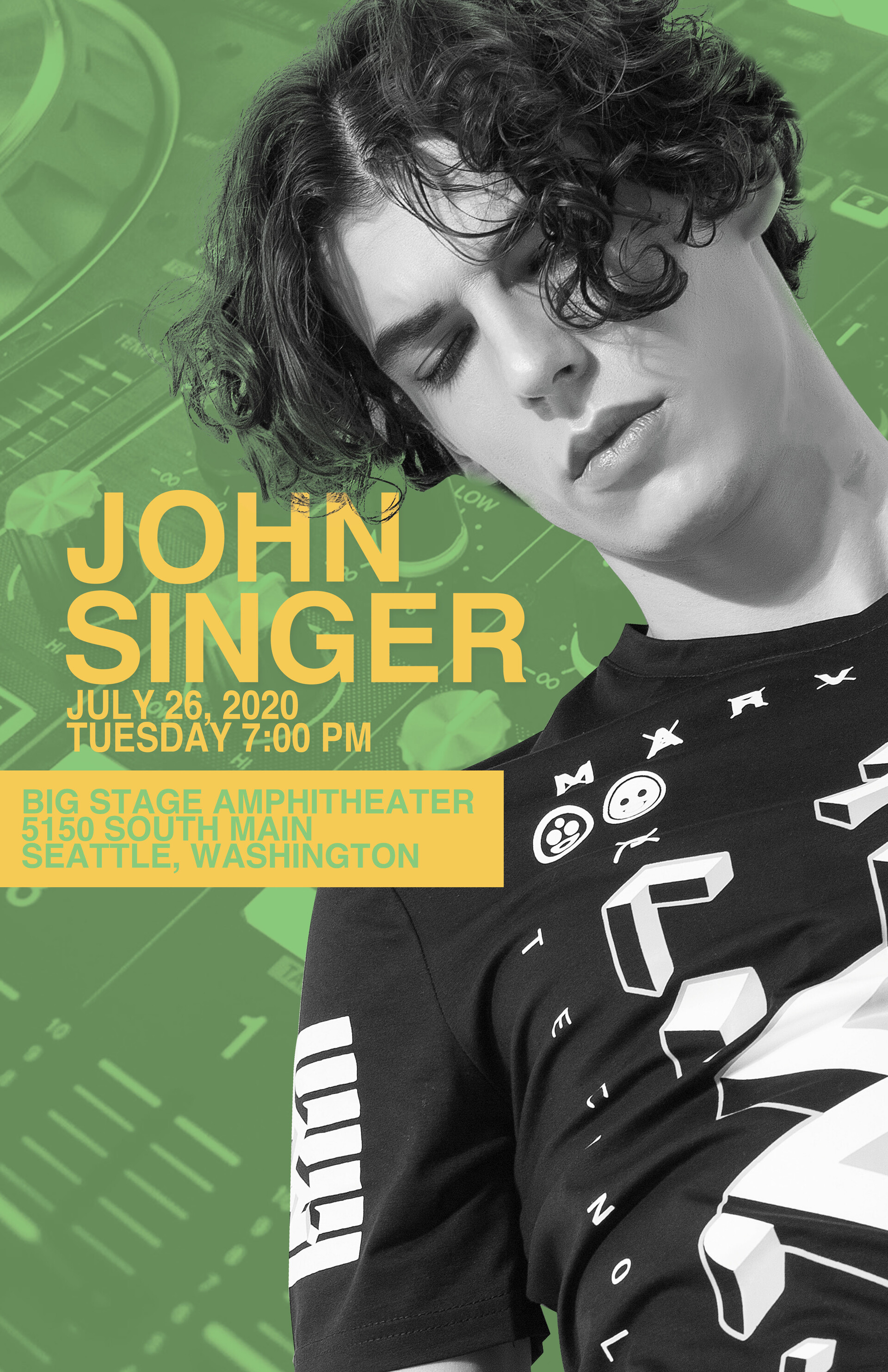 ArtStation - Music Artist Poster Example