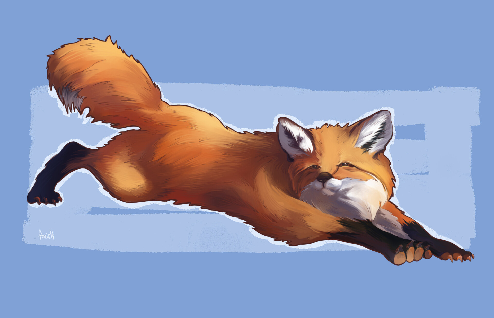 ArtStation - sketch fox