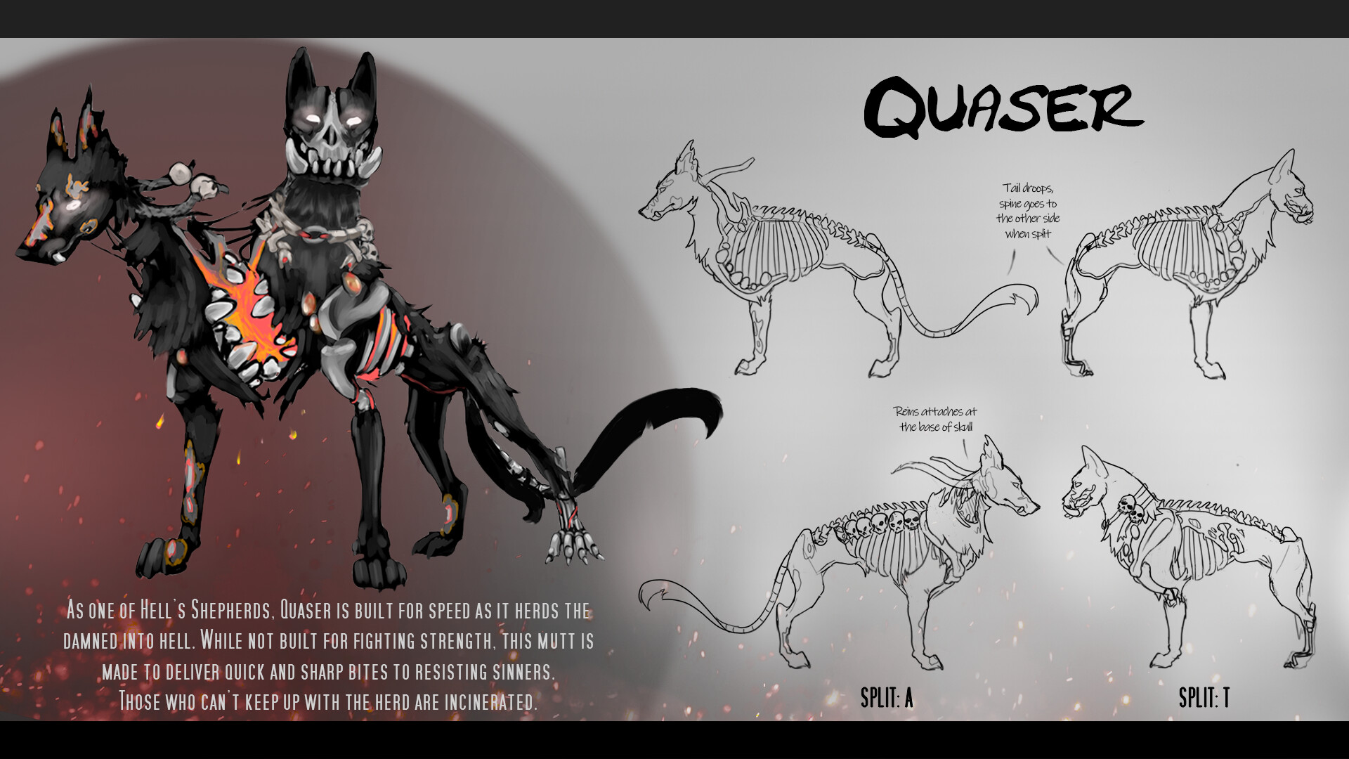 ArtStation - Quaser - Duel HellHounds