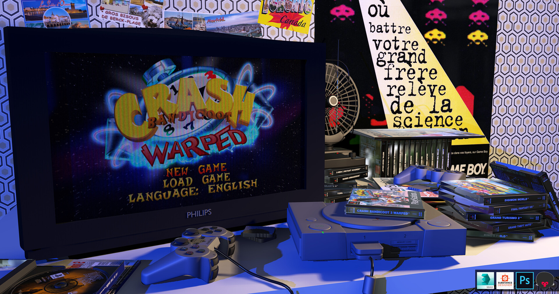 Guillaume Leroux - Playstation retro scene