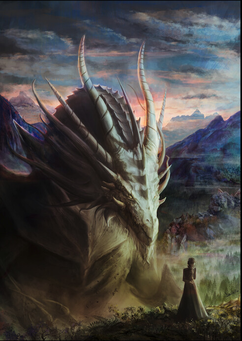 fantasy earth dragon