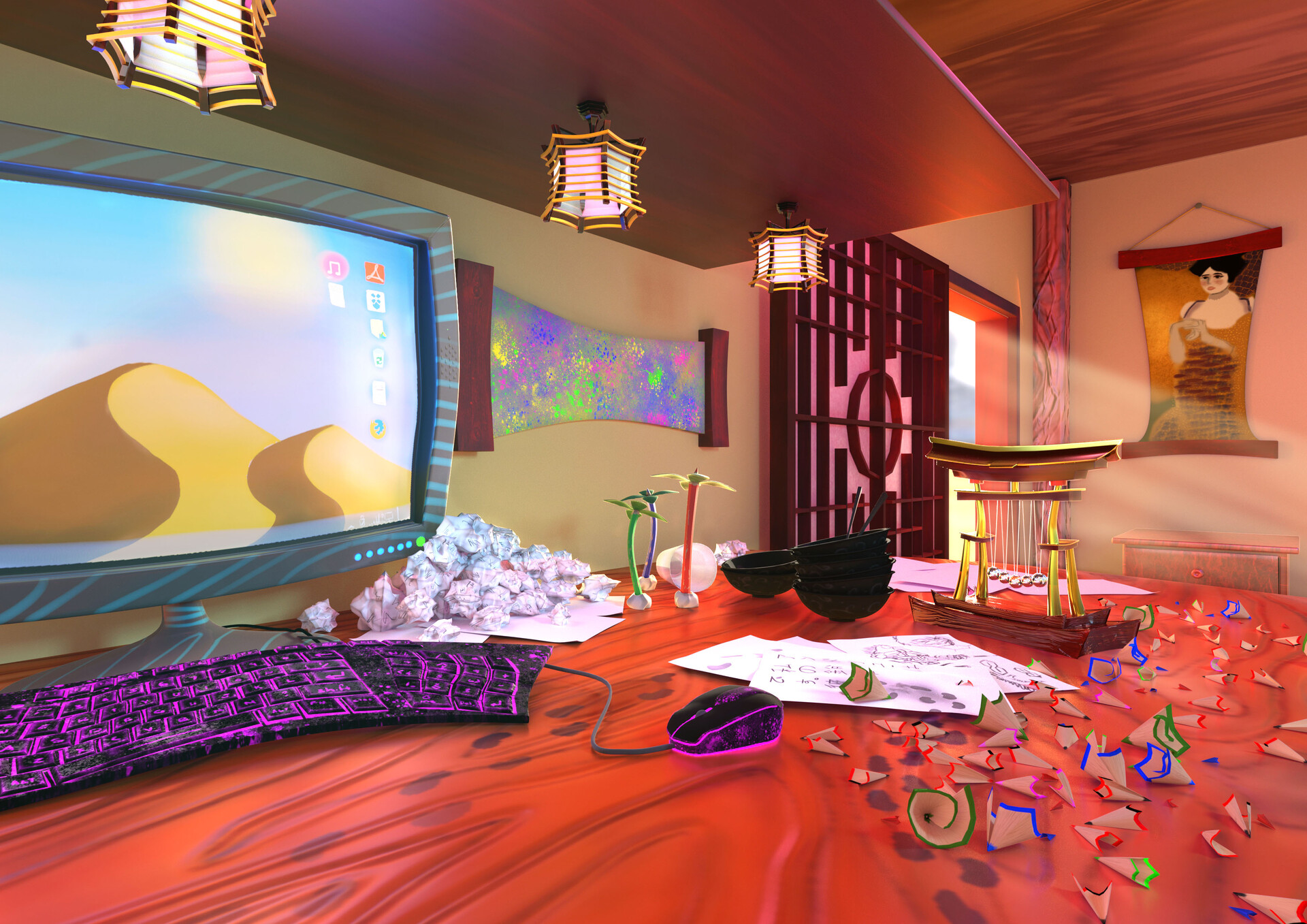 ArtStation - First year Room Project