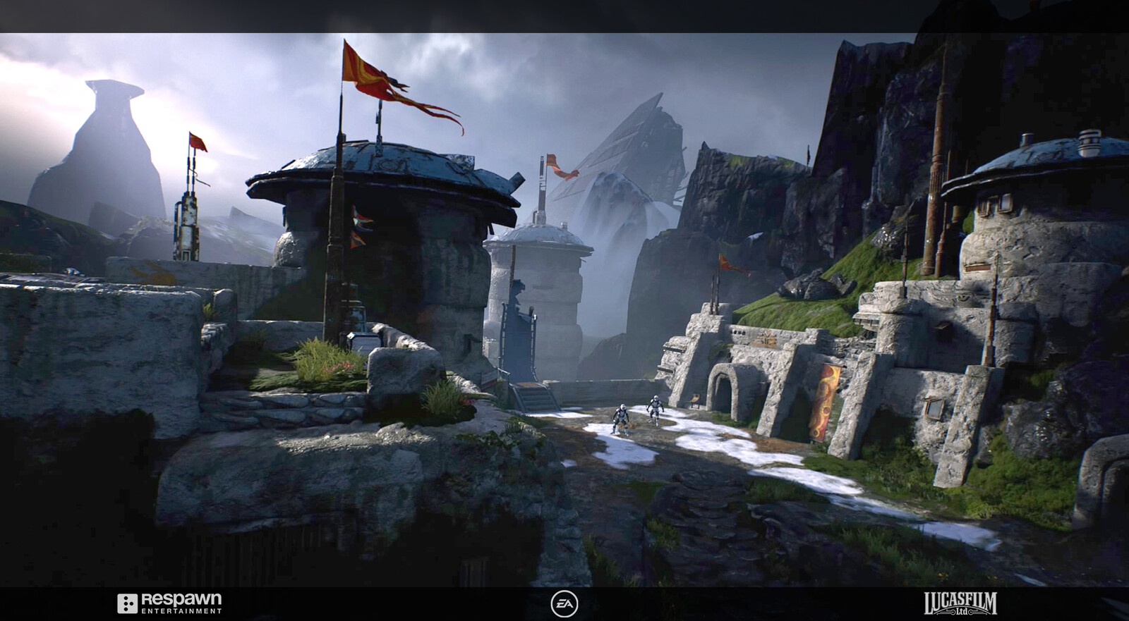 Nora Shramek - Zeffo Lighting: Landing Pad, Village, Cliff Paths ...