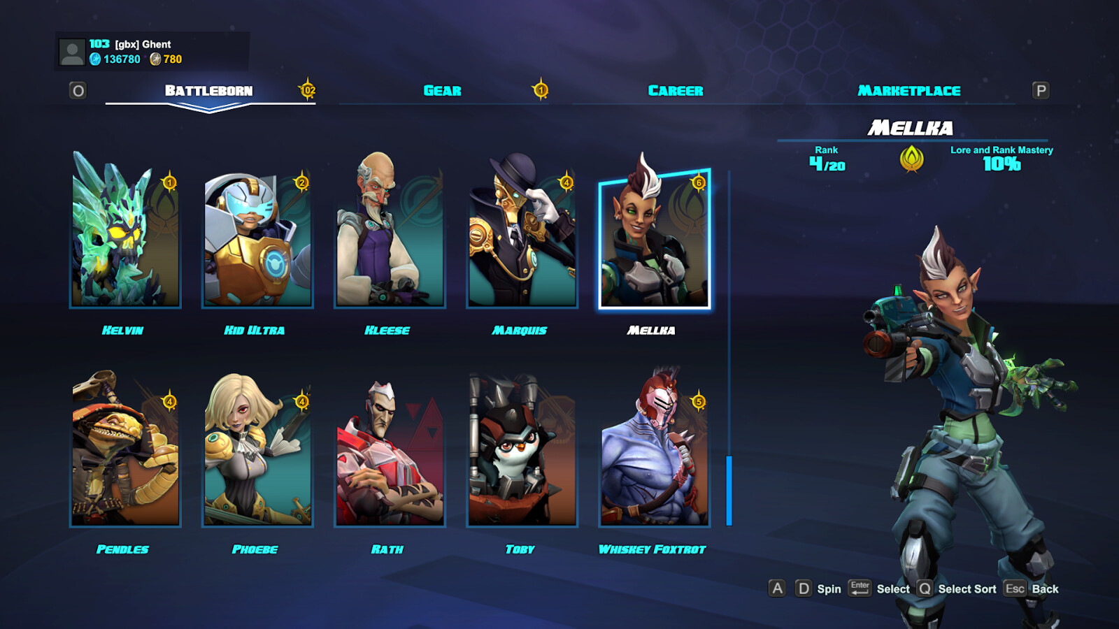 ArtStation - Battleborn UI Design
