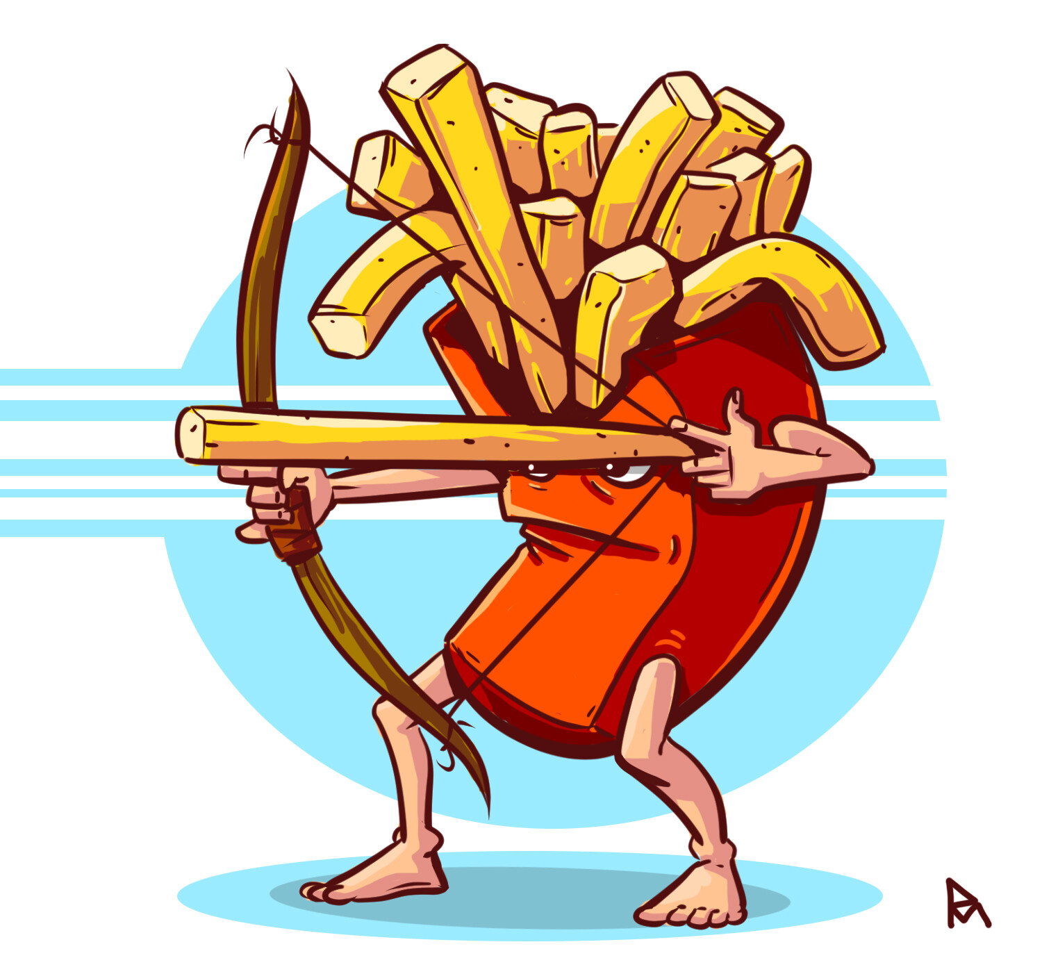ArtStation - French Fry Fighter