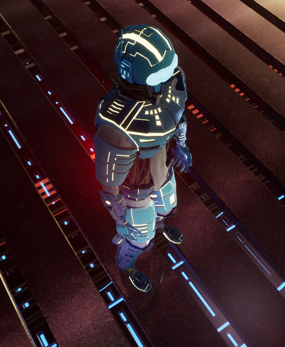 Oliver Yu - Emissive Soldier-type in Unreal Engine