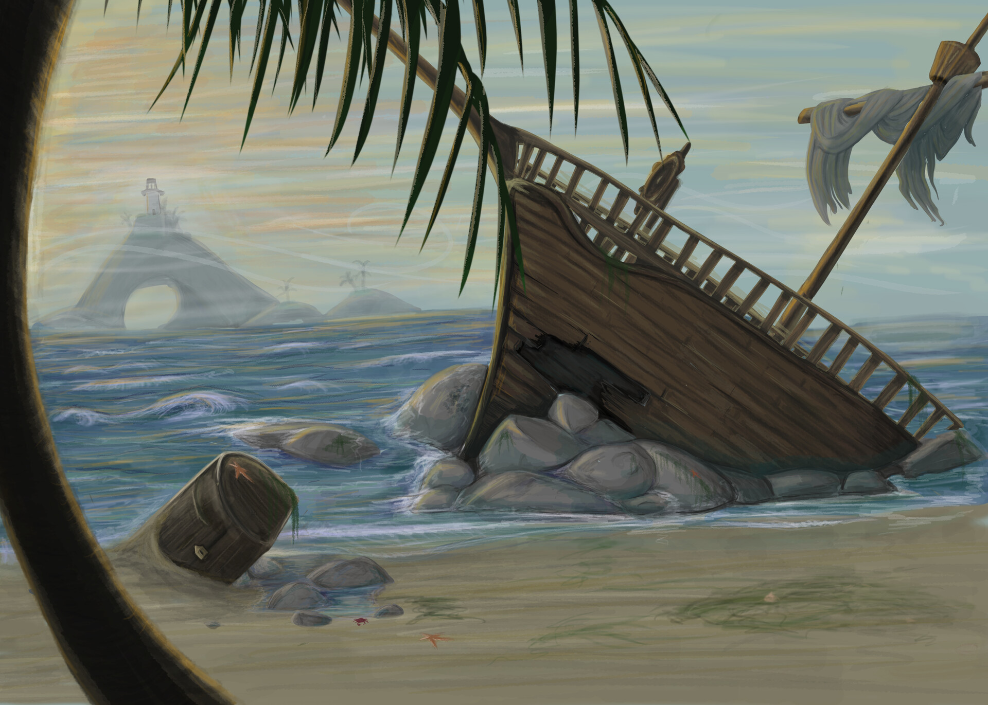 ArtStation - Treasure trove cove