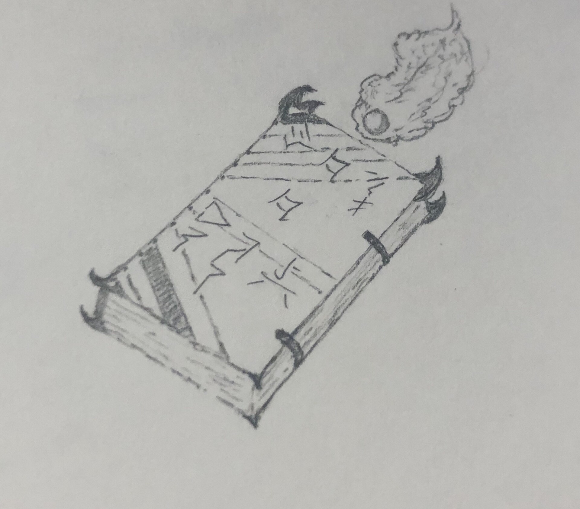 ArtStation - Inktober 2019 The book of life and death