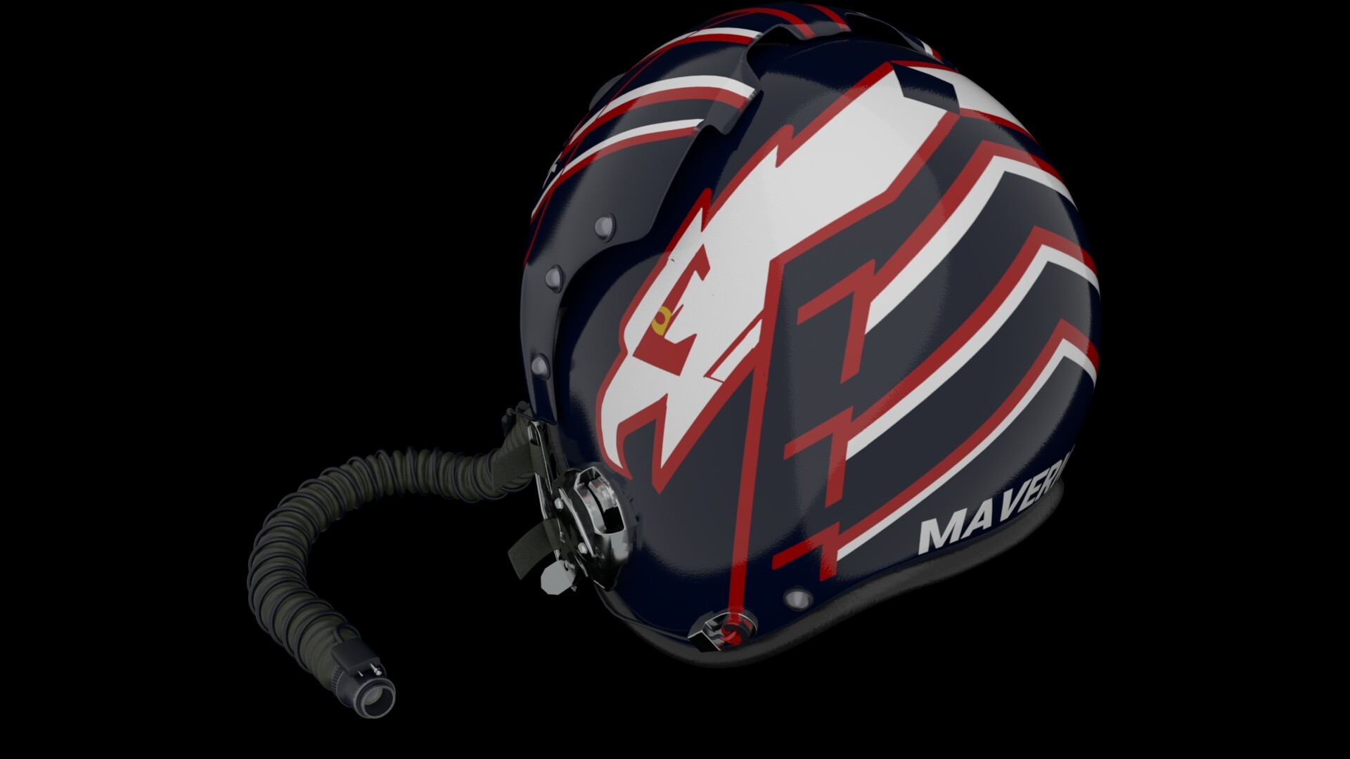 Maverick Top Gun Motorcycle Helmet
