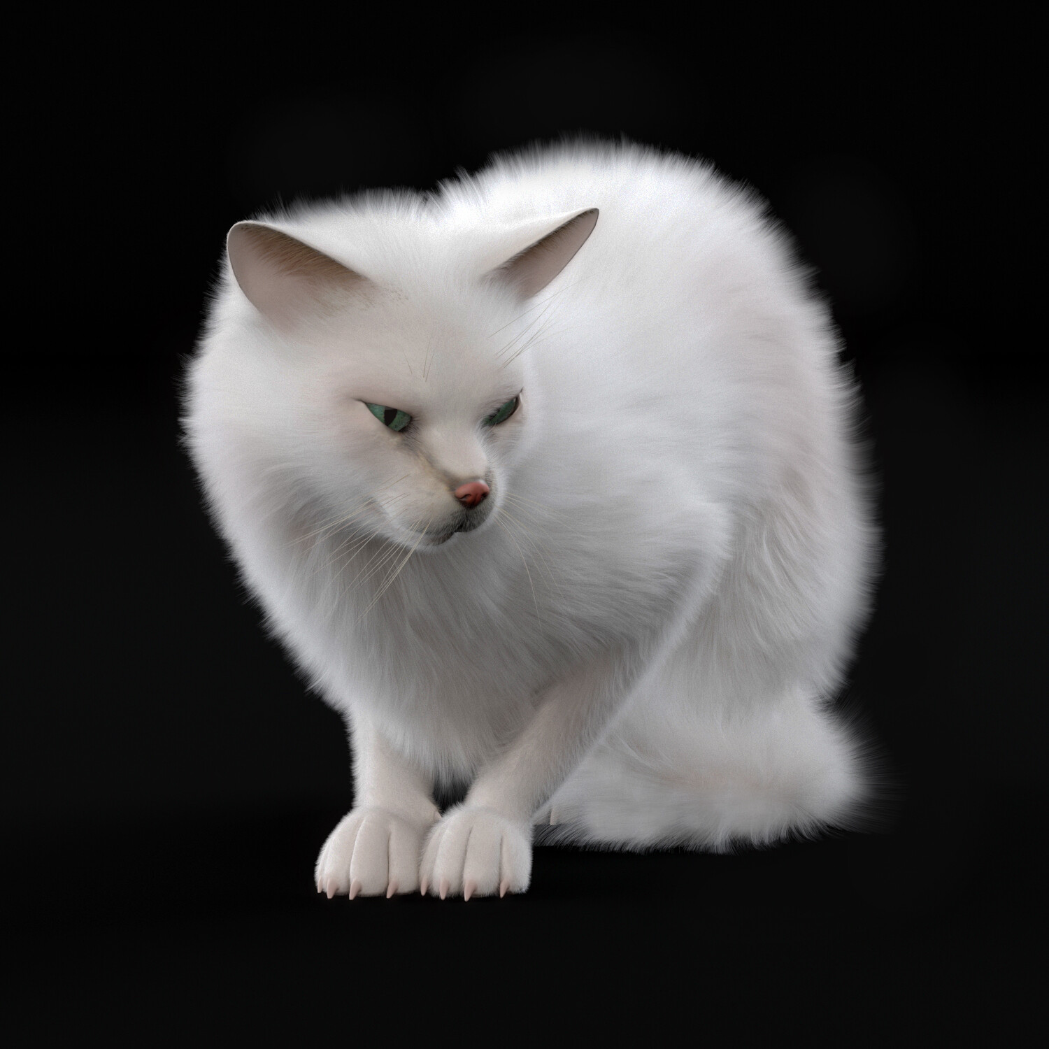 ArtStation - Stray cat