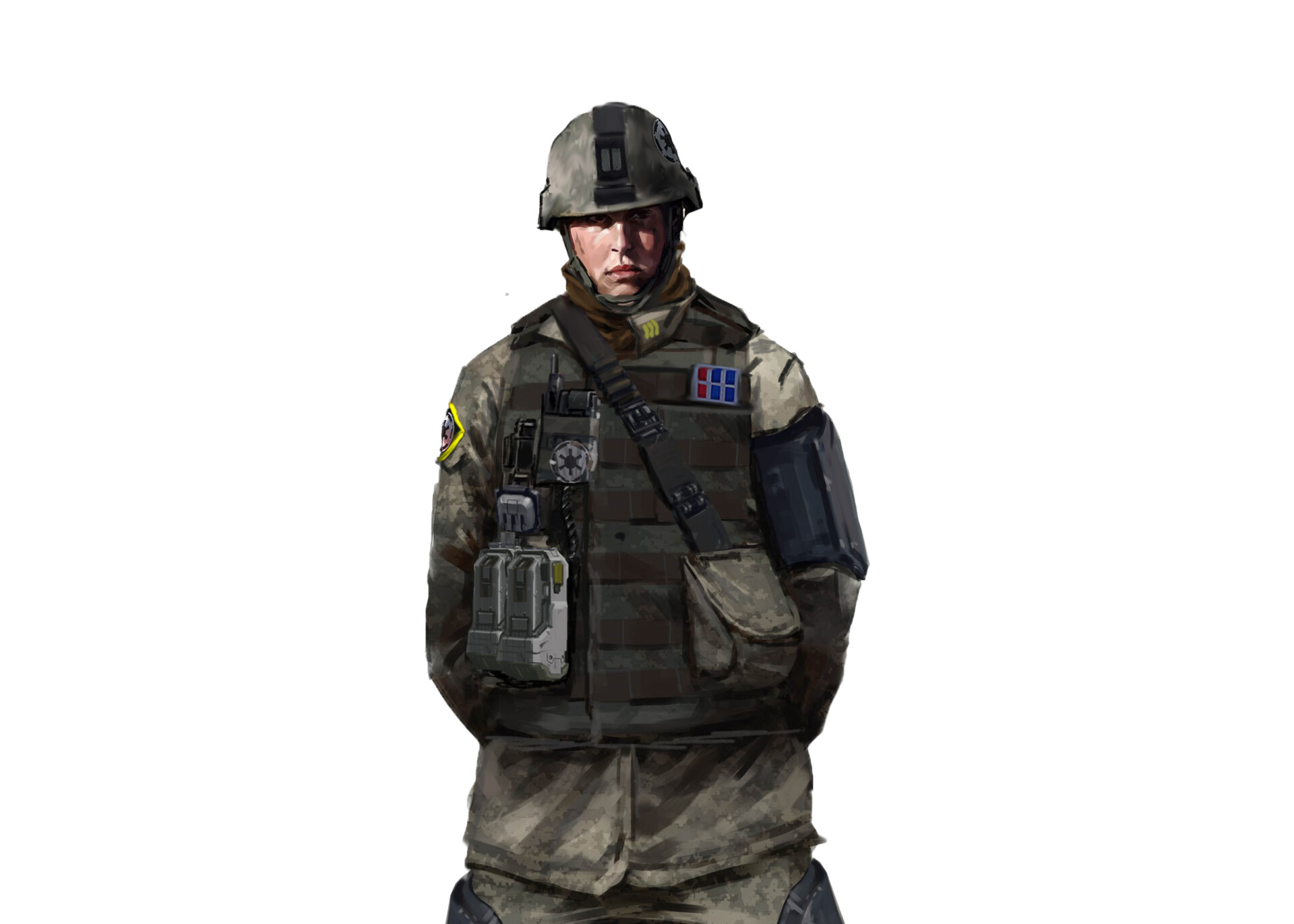 ArtStation - Galactic Empire -Earth Field Officer