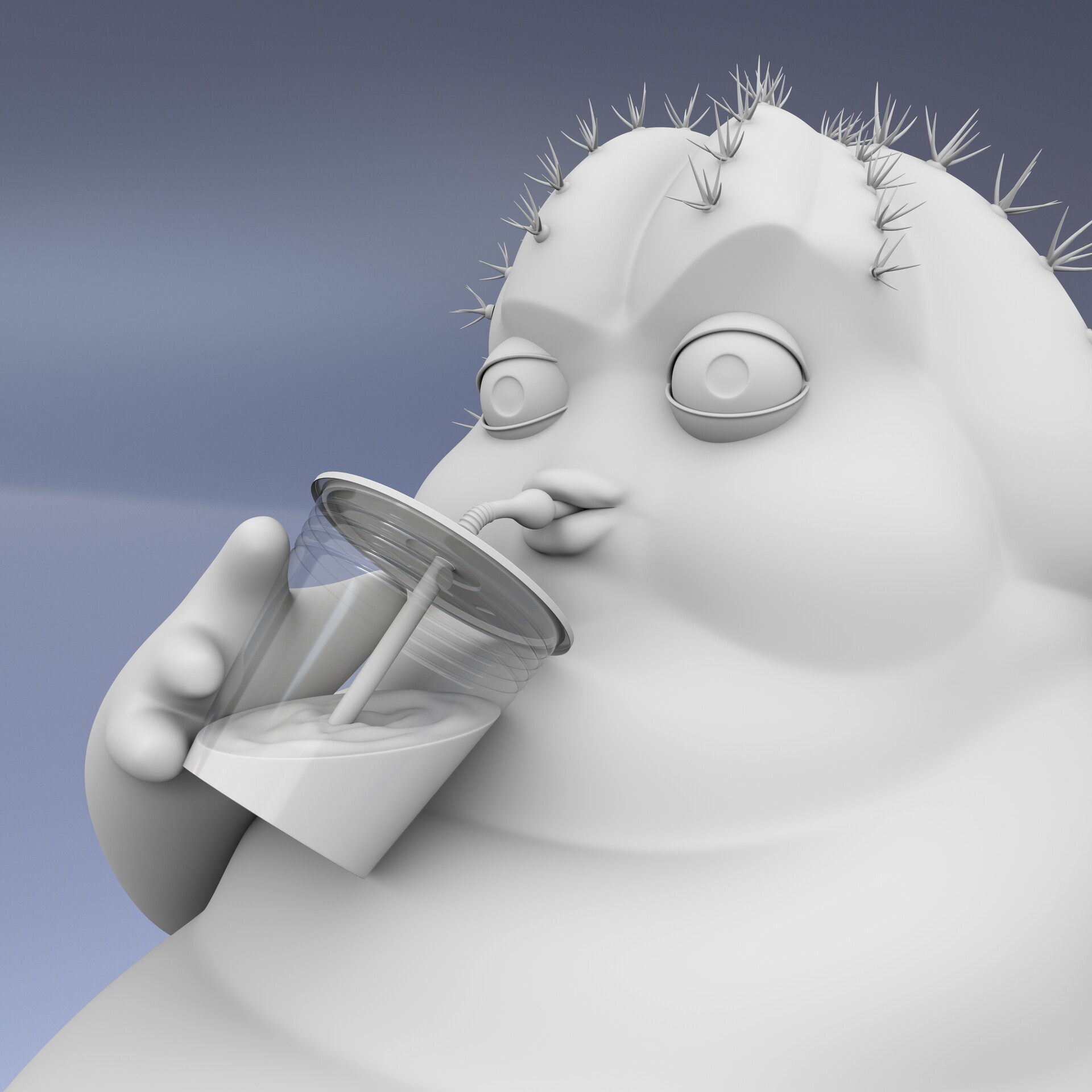 ArtStation - Character Concept - Fat Cactus