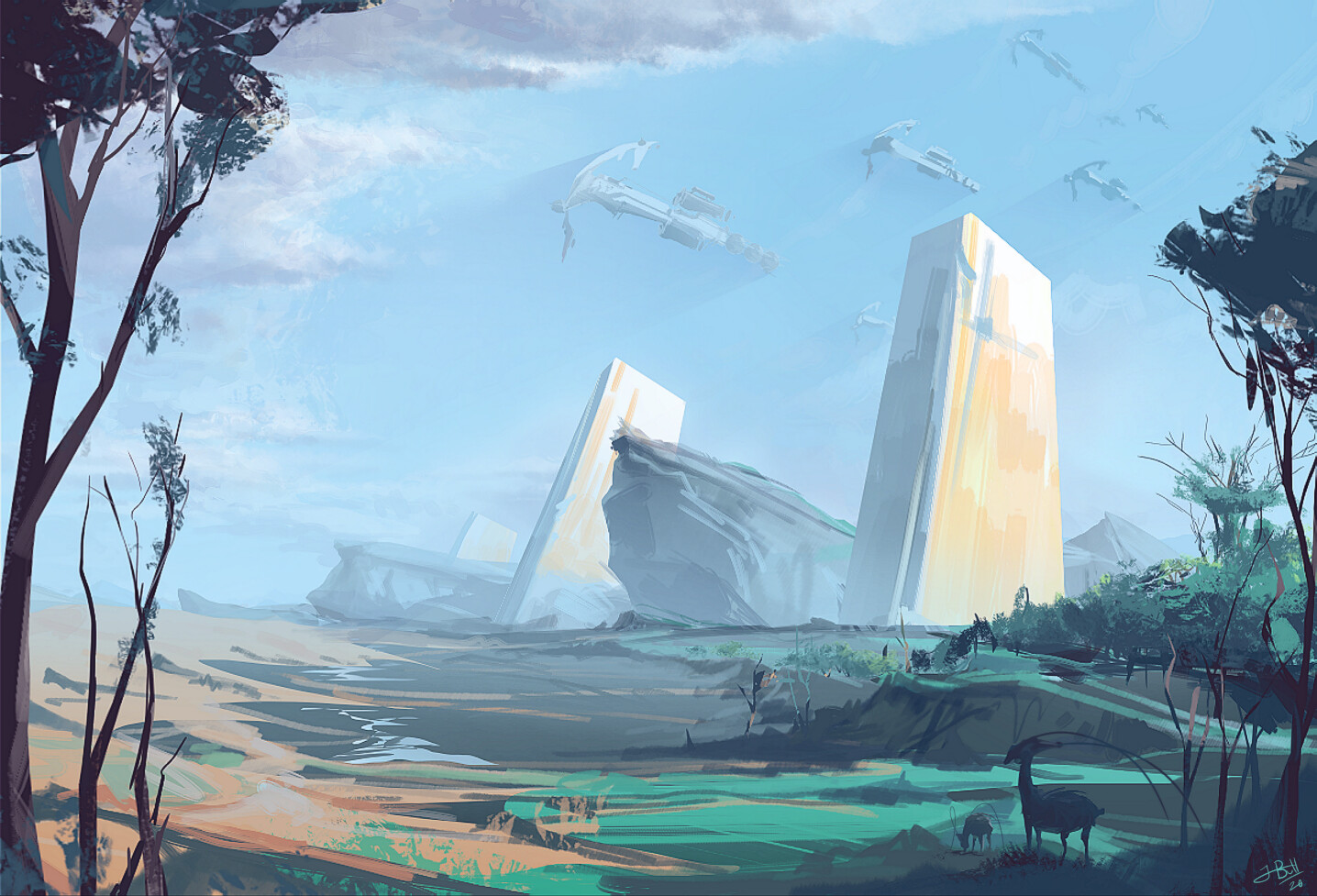 ArtStation - Alien Planet Takeover | Stage 1