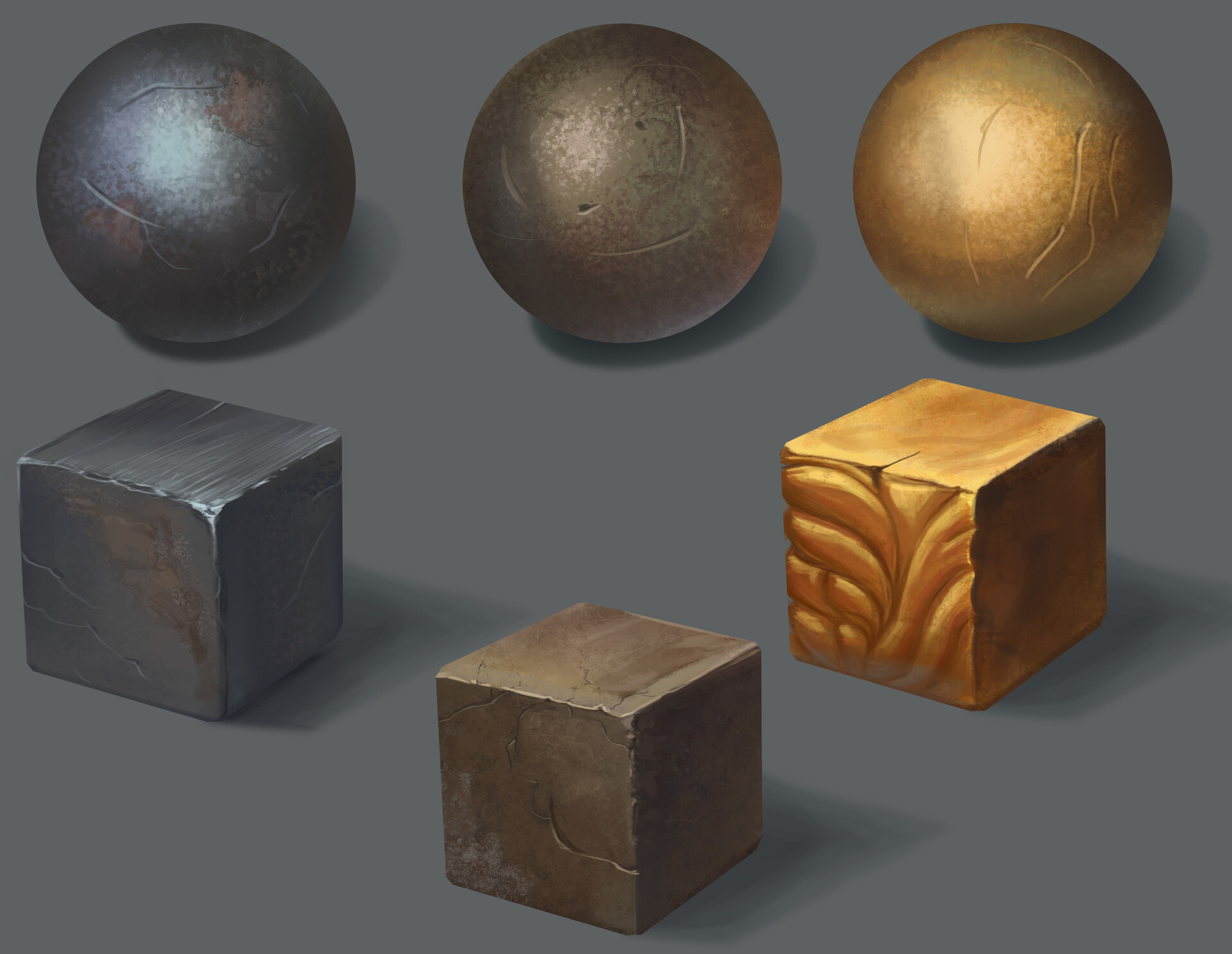 ArtStation - Materials study