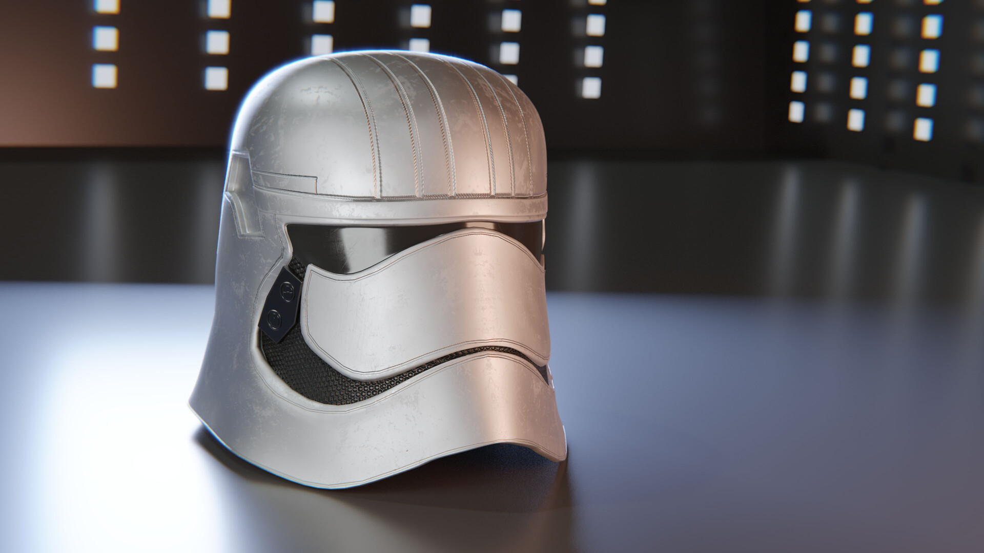 ArtStation - Capitan Phasma Helmet