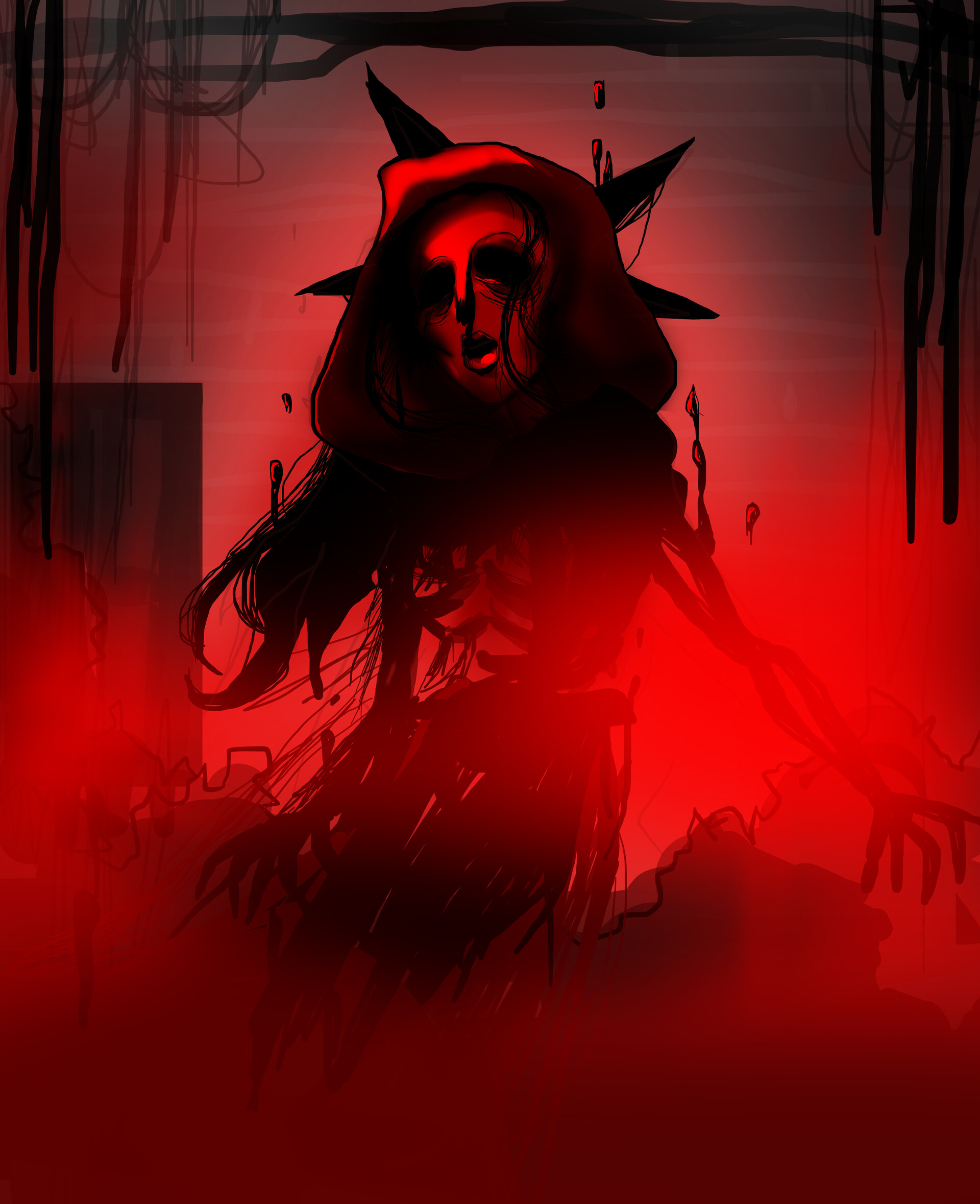 ArtStation - The Red Lady of the Lazaret