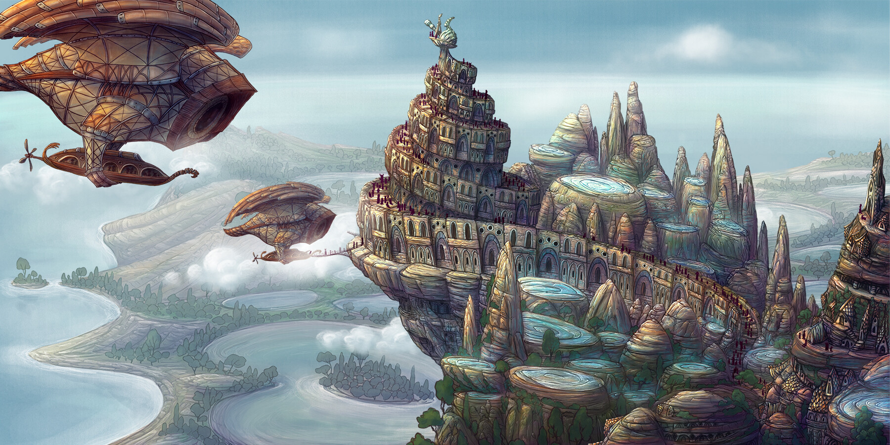 ArtStation - Temple of Wisdom Concept Art