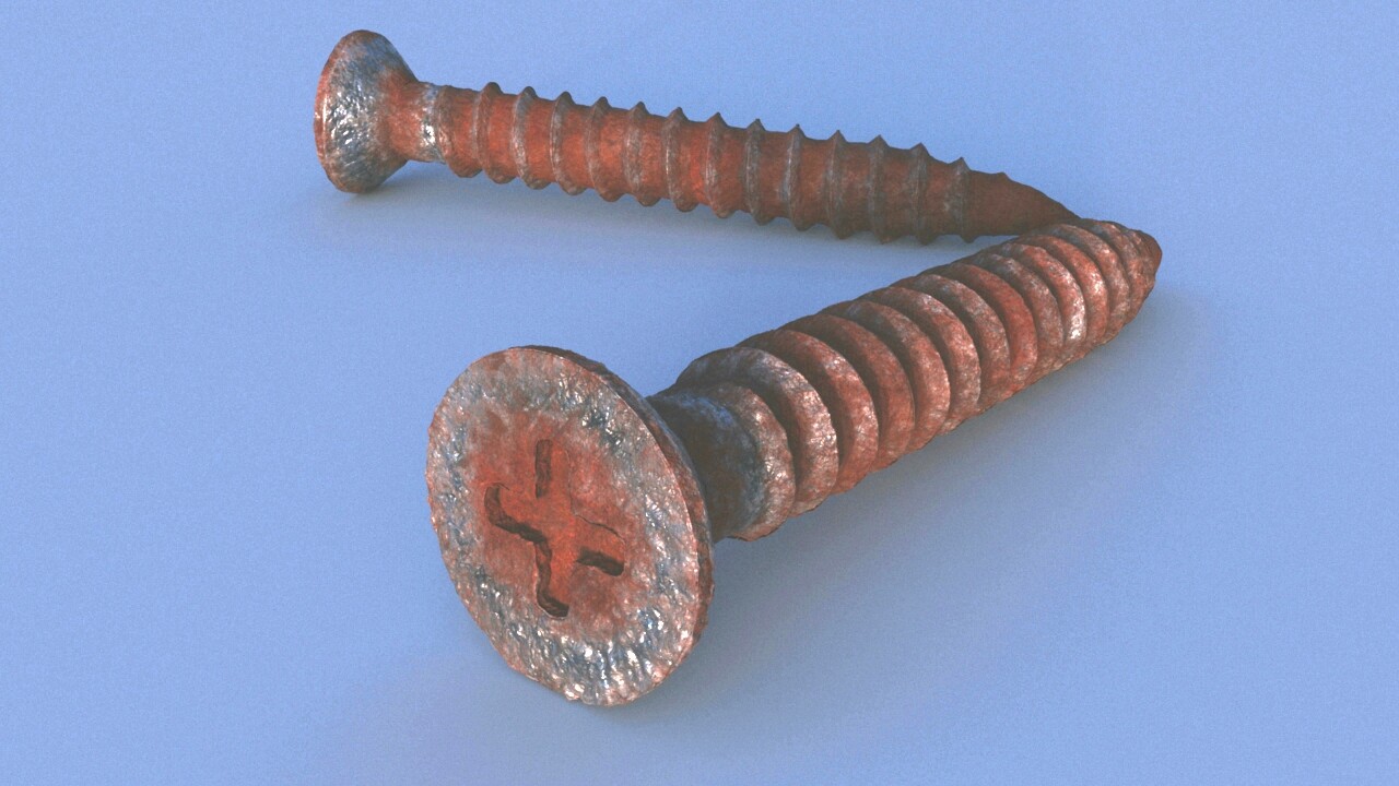 ArtStation - Two Rusty Screws