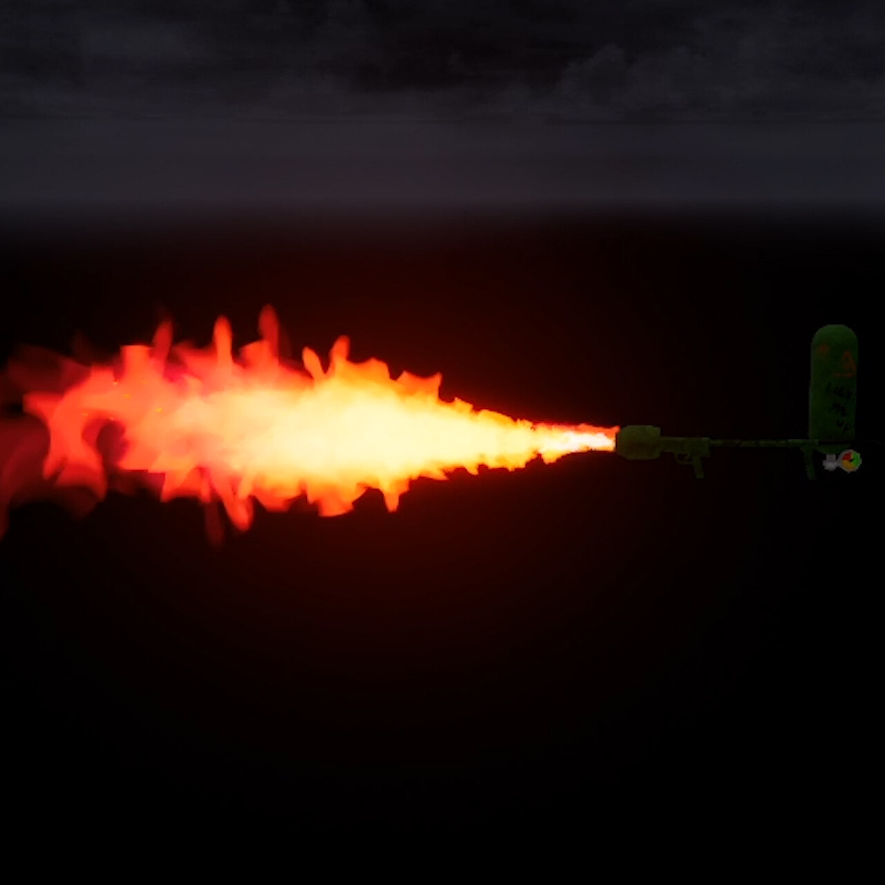 ArtStation - Stylized flamethrower in UE4