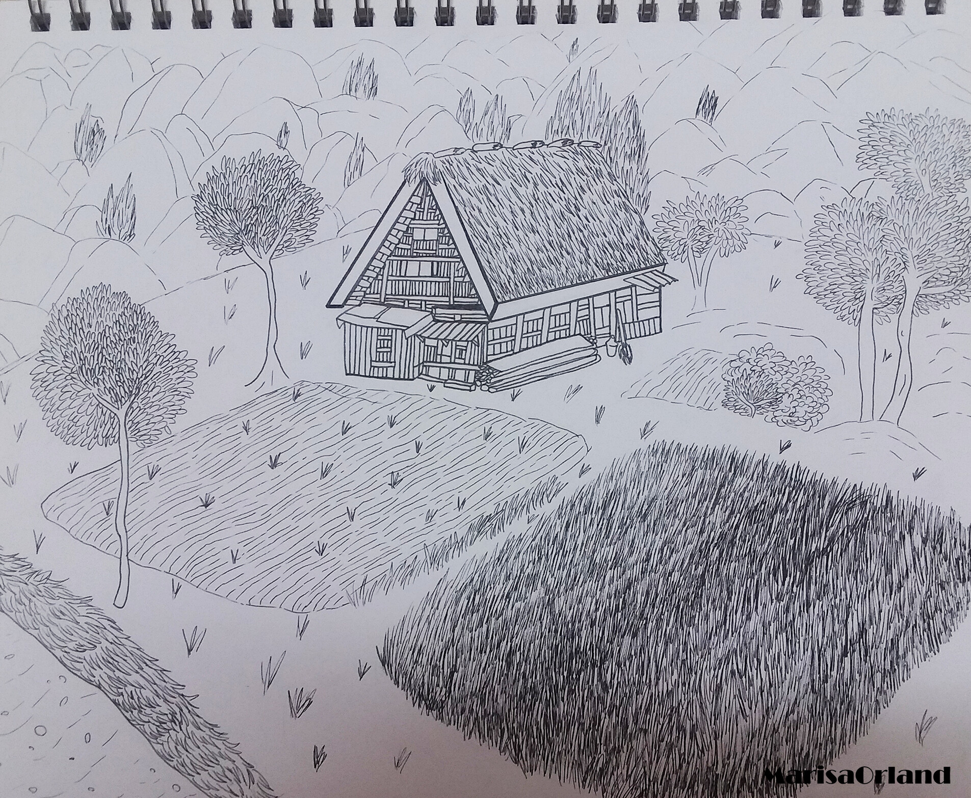 ArtStation - Rural Landscape