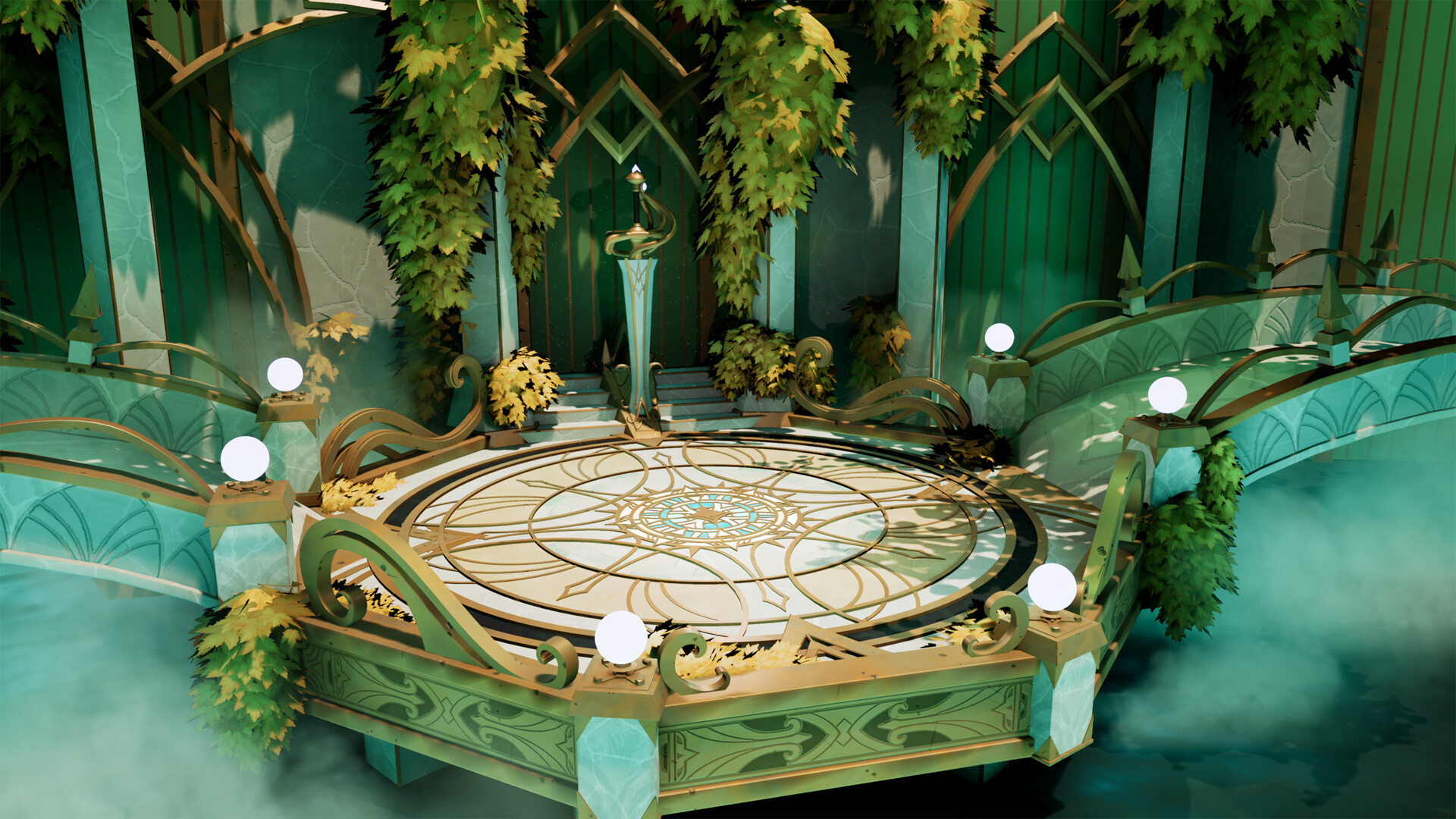 ArtStation - Temple Environment