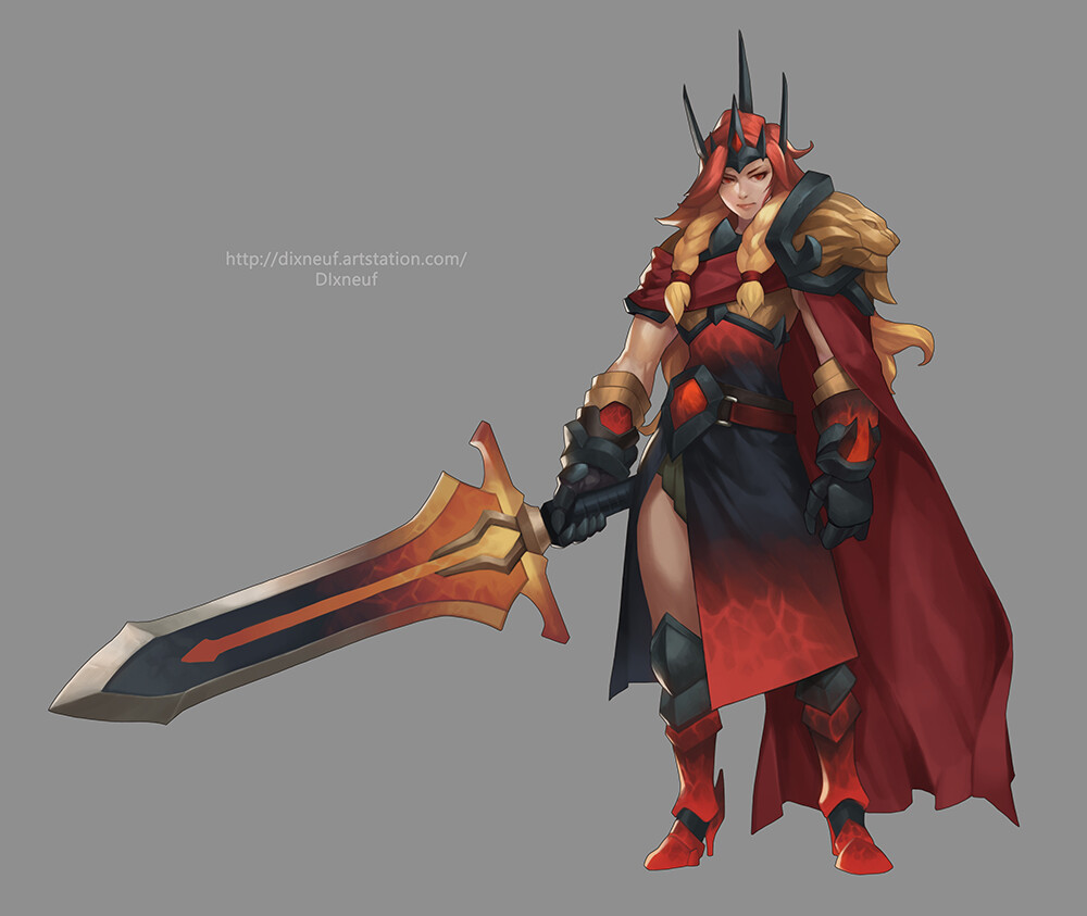 ArtStation - Flame Warrior
