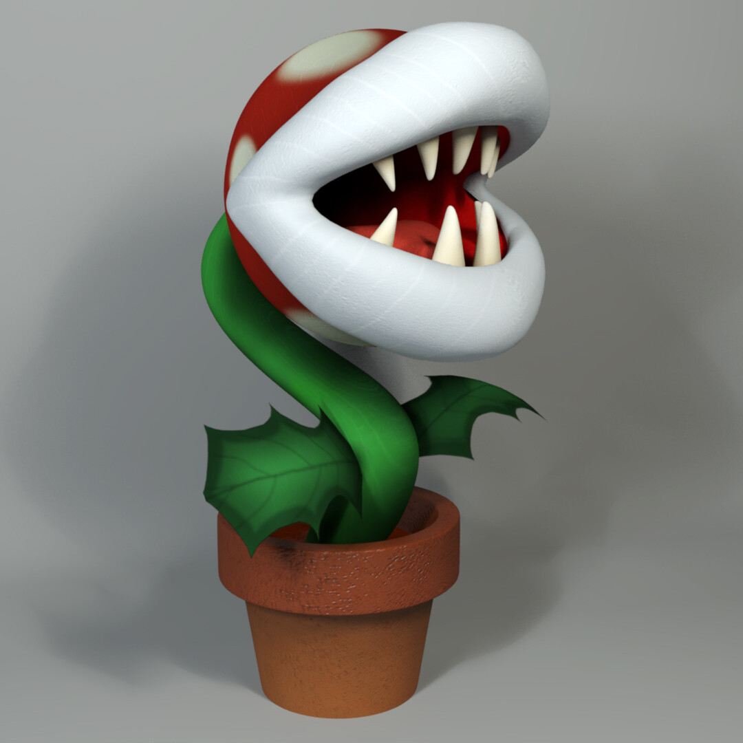 ArtStation - 3D Piranha Plant