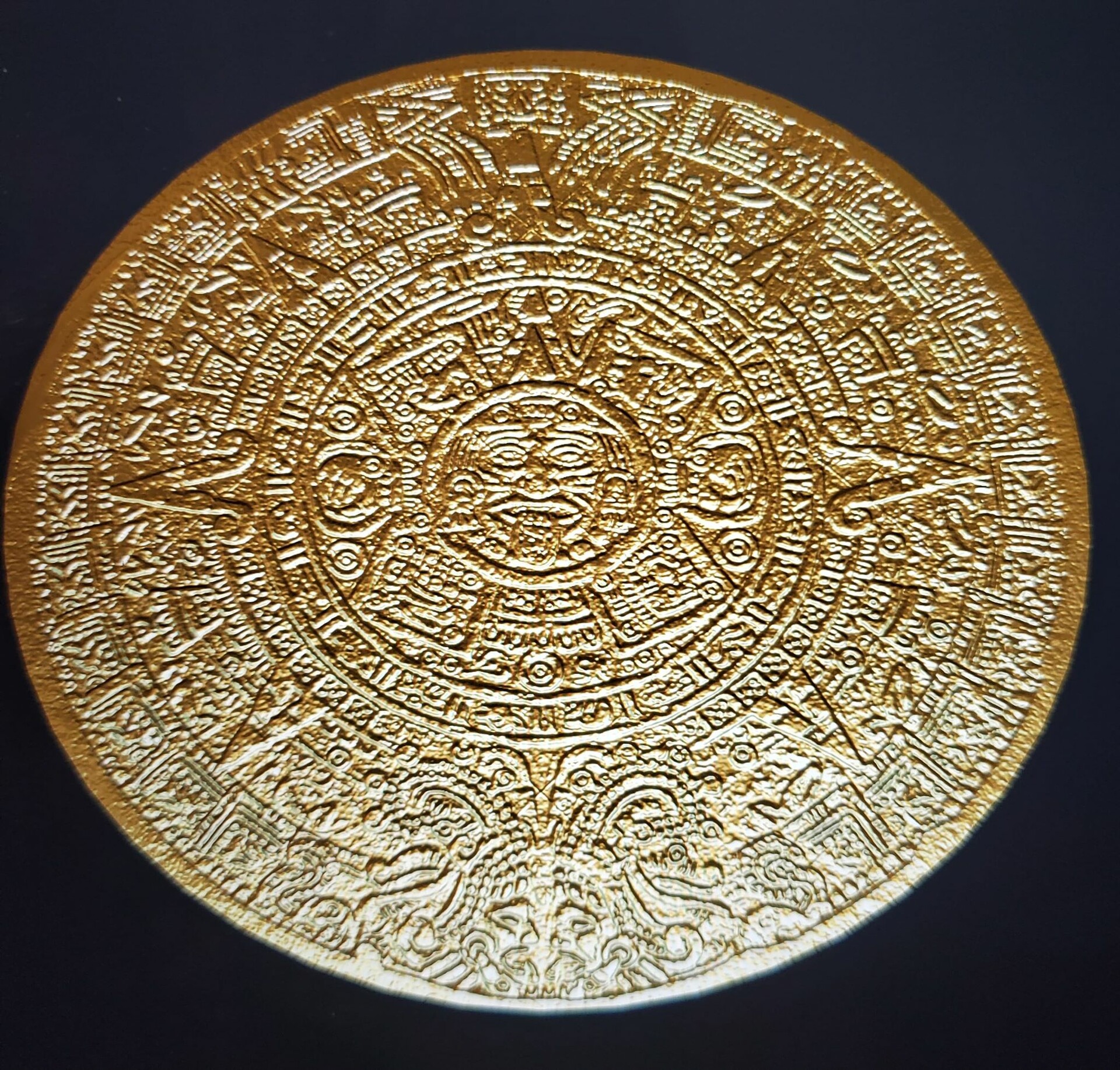 ArtStation - Gold Aztec Coin