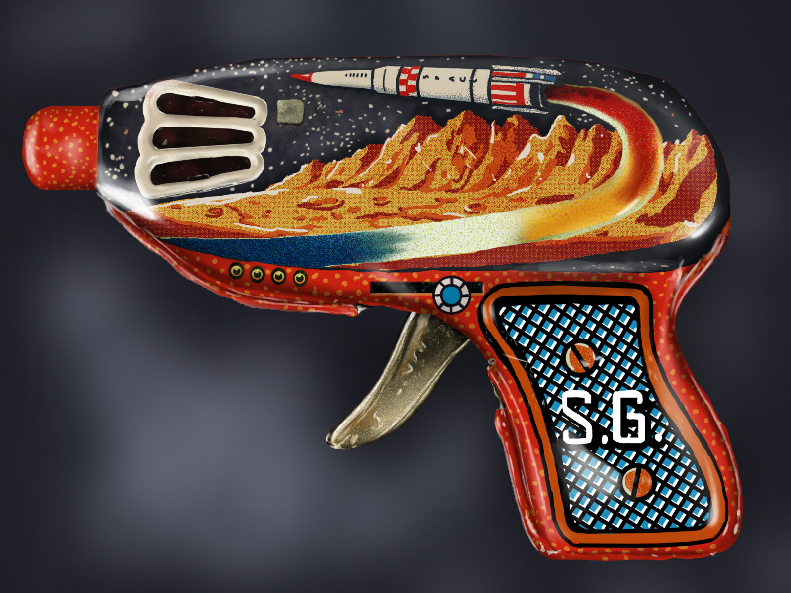 ArtStation - Tin Gun Study