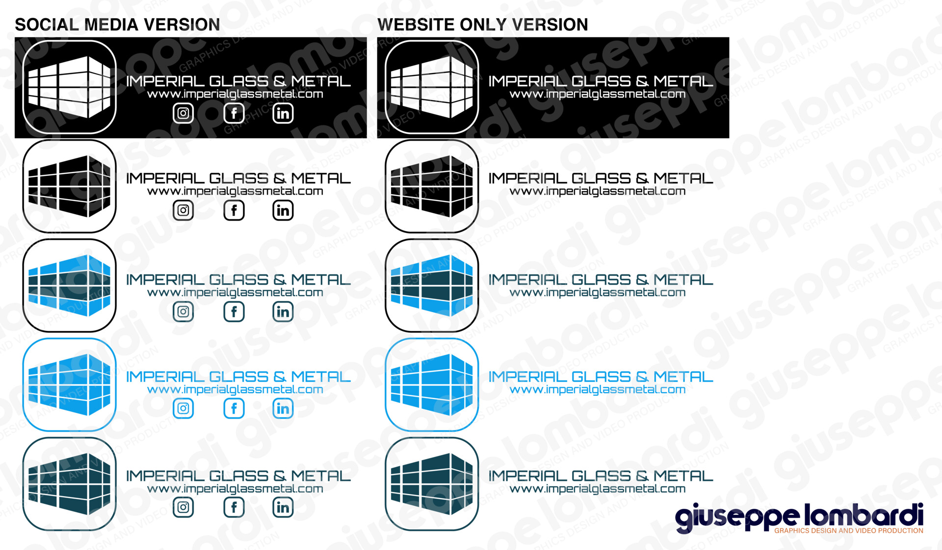 ArtStation - Imperial Glass & Metal Logo Design