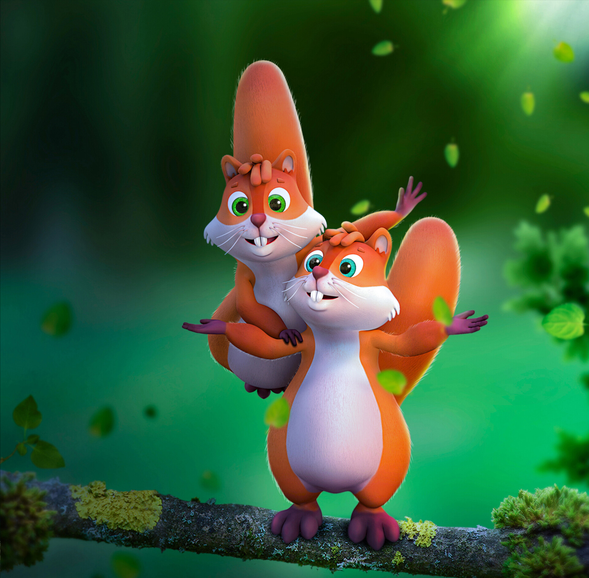 stylized squirrel